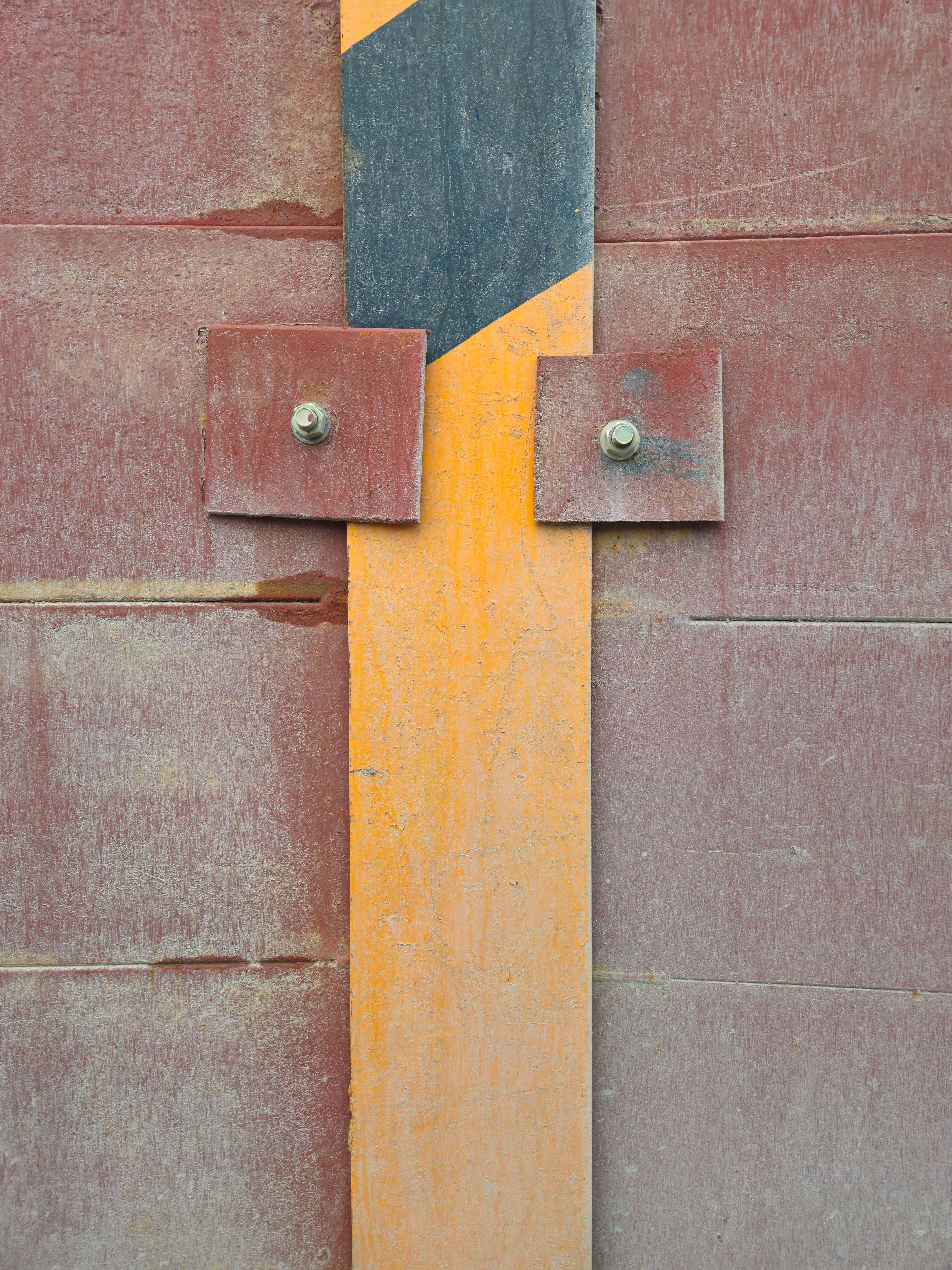Colorful Industrial Abstract Metal Panel Art · Free Stock Photo
