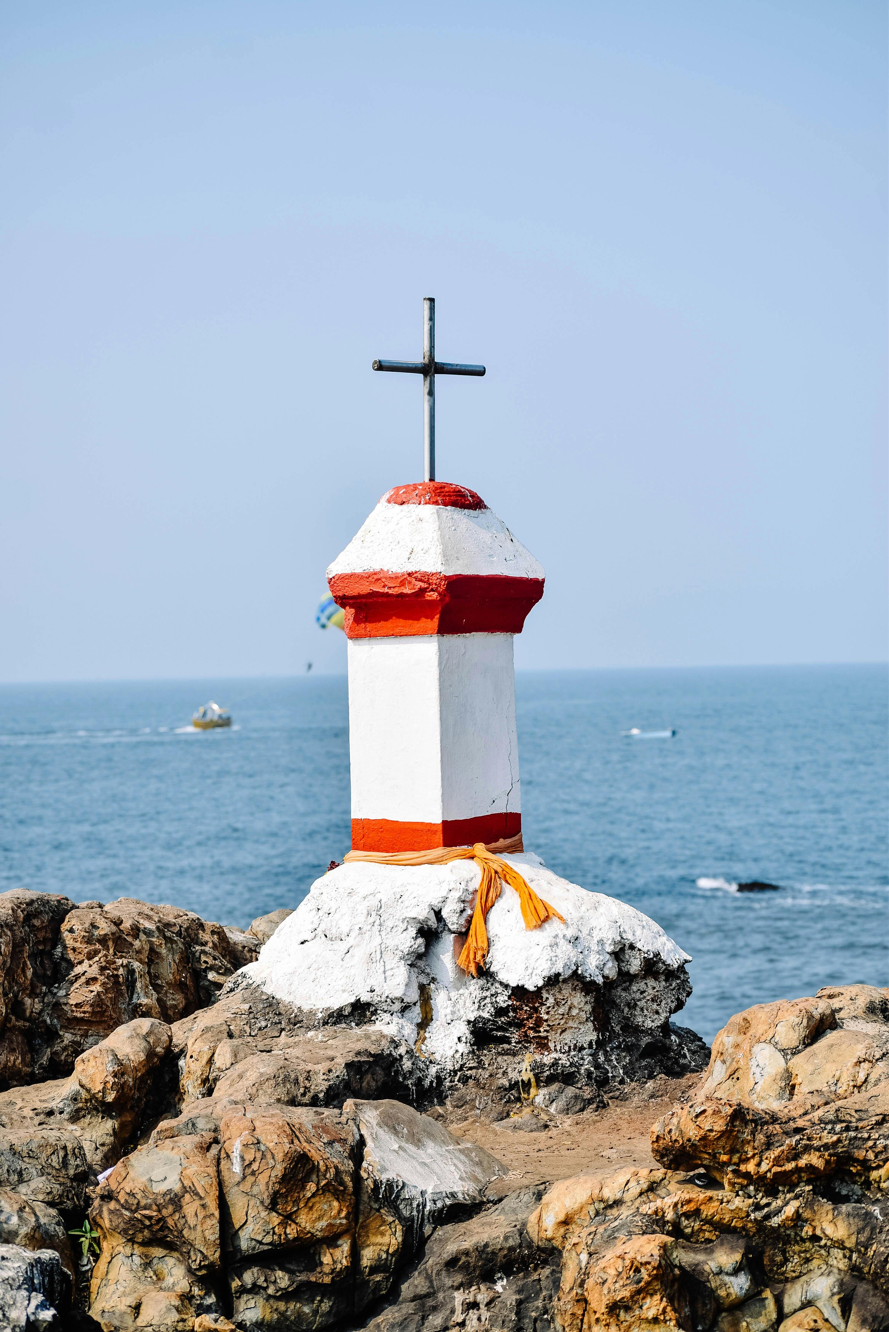Scenic View of Vagator Beach Cross in Goa · Free Stock Photo