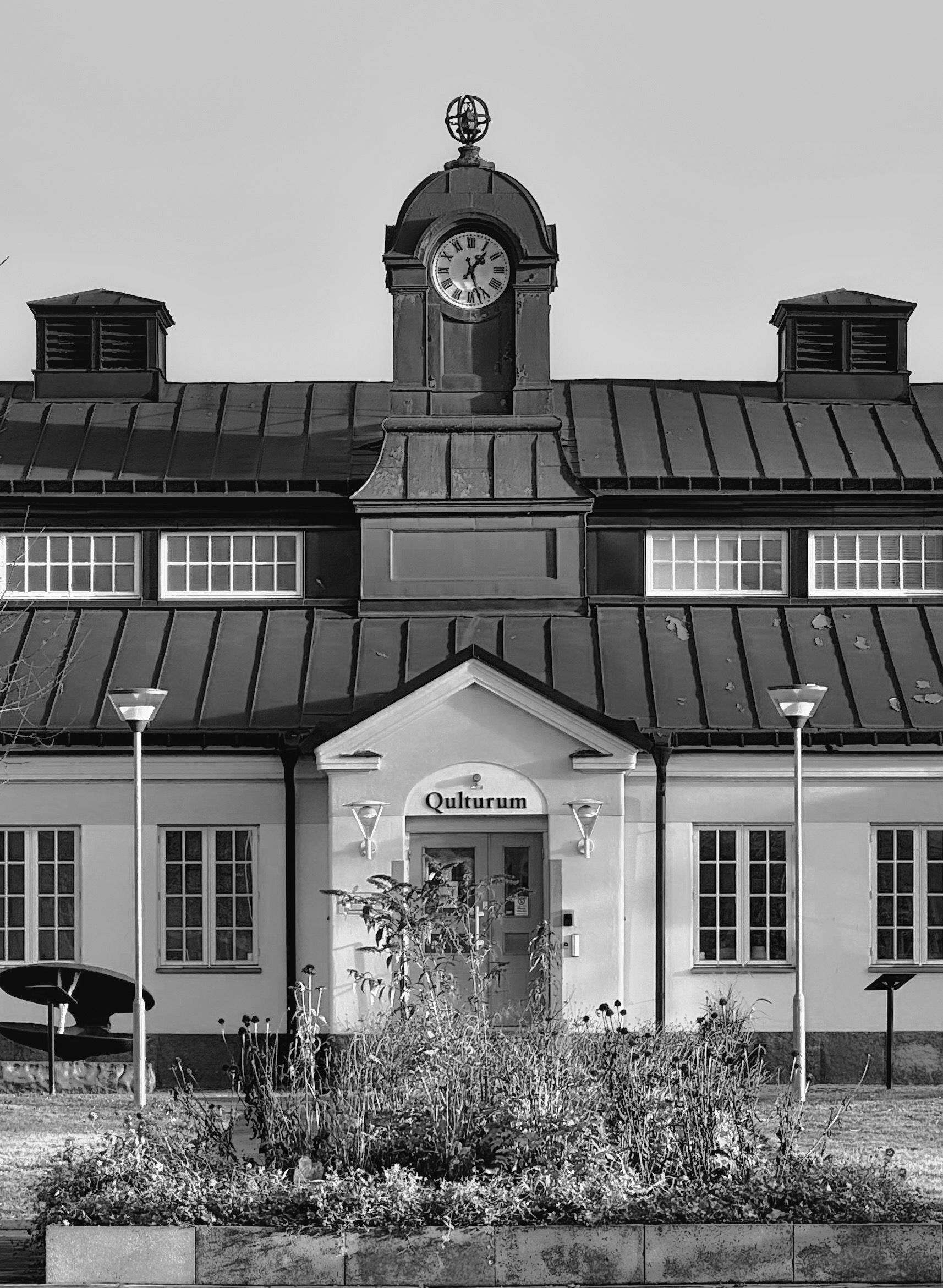 Historic Building with Clock Tower in Sweden · Free Stock Photo