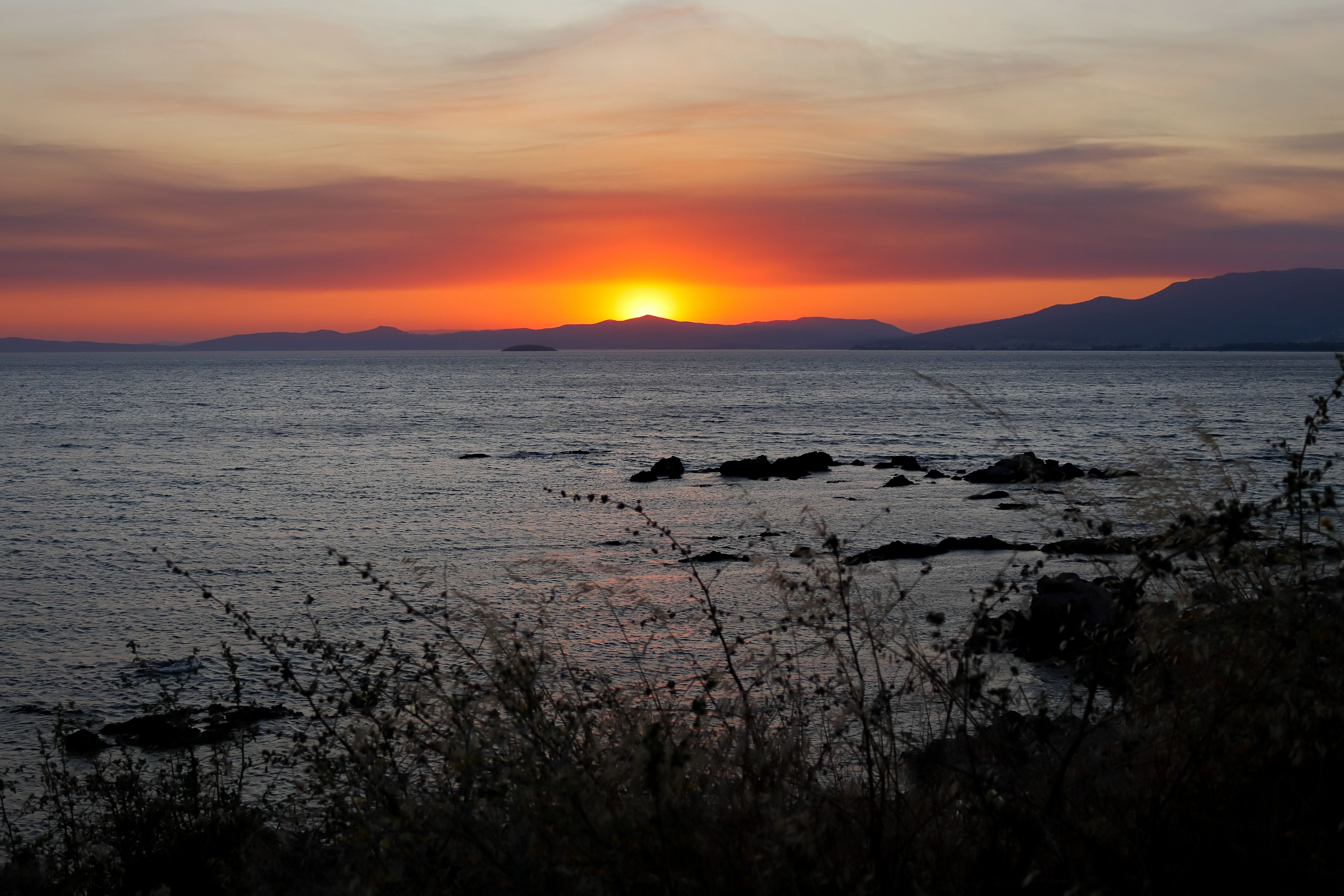 Majestic Sunset Over İzmir Coastline · Free Stock Photo