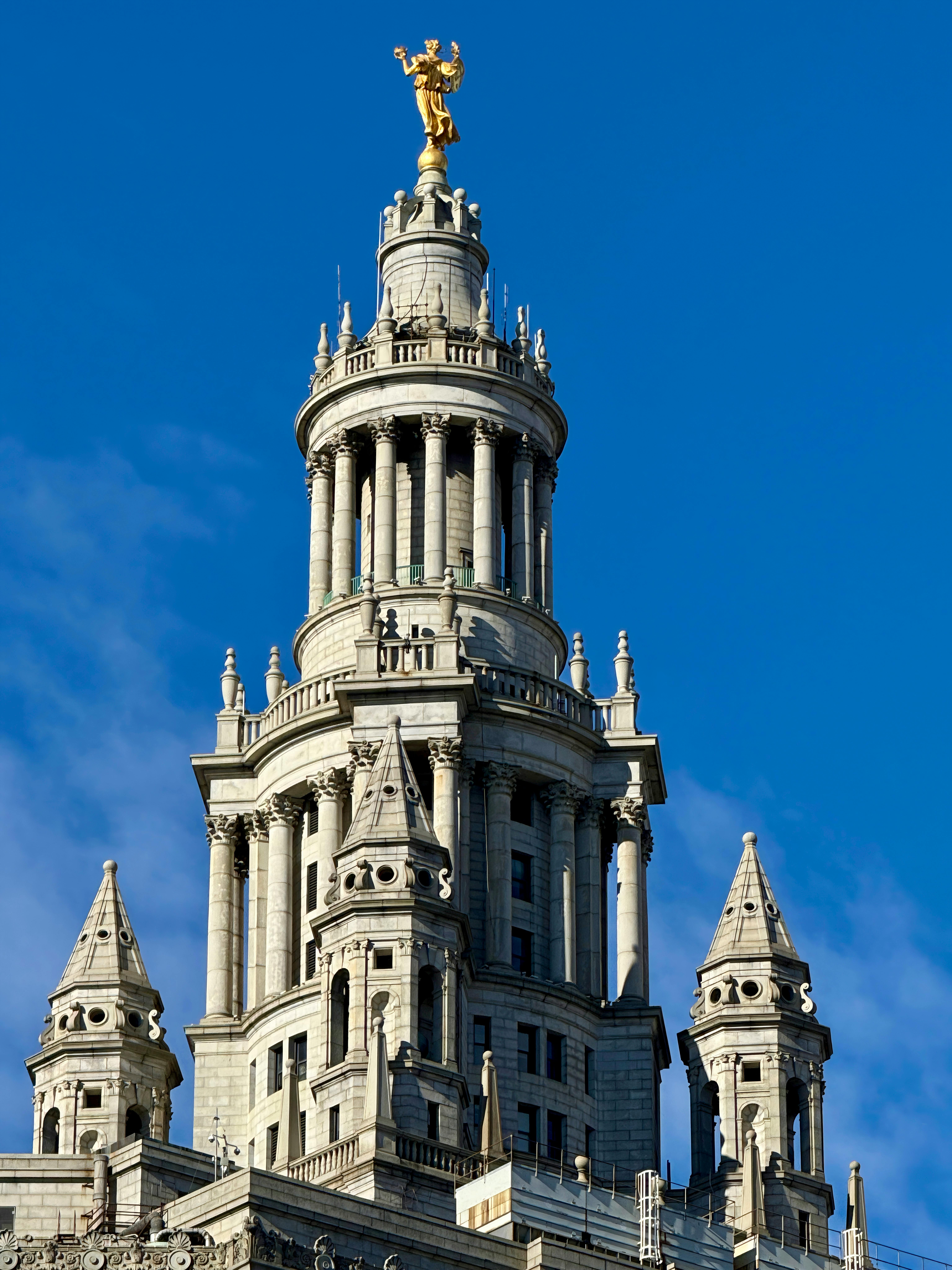 Architectural Detail of New York City Hall Building · Free Stock Photo