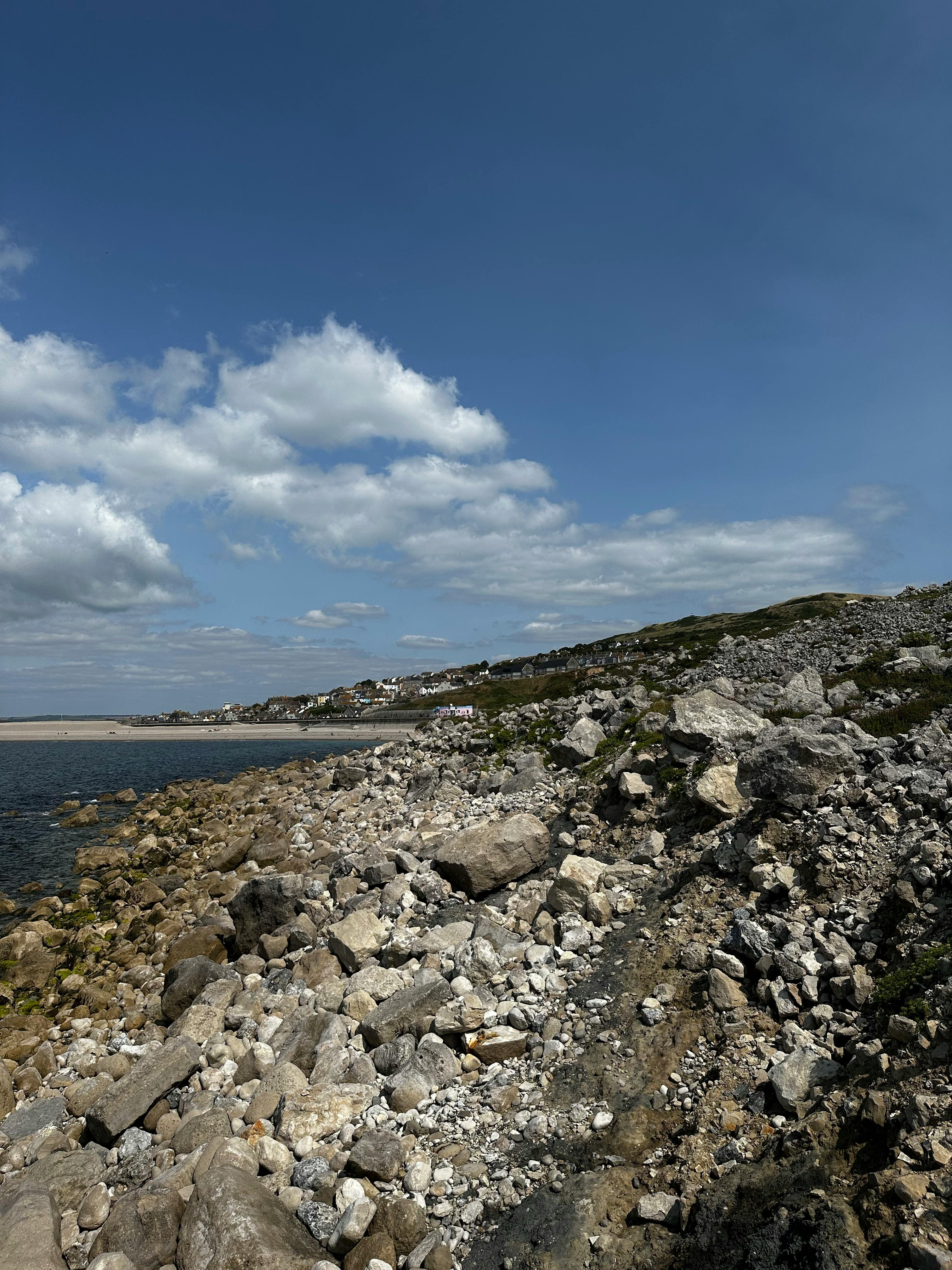 Coastal Rocky Landscape Under Clear Blue Sky · Free Stock Photo