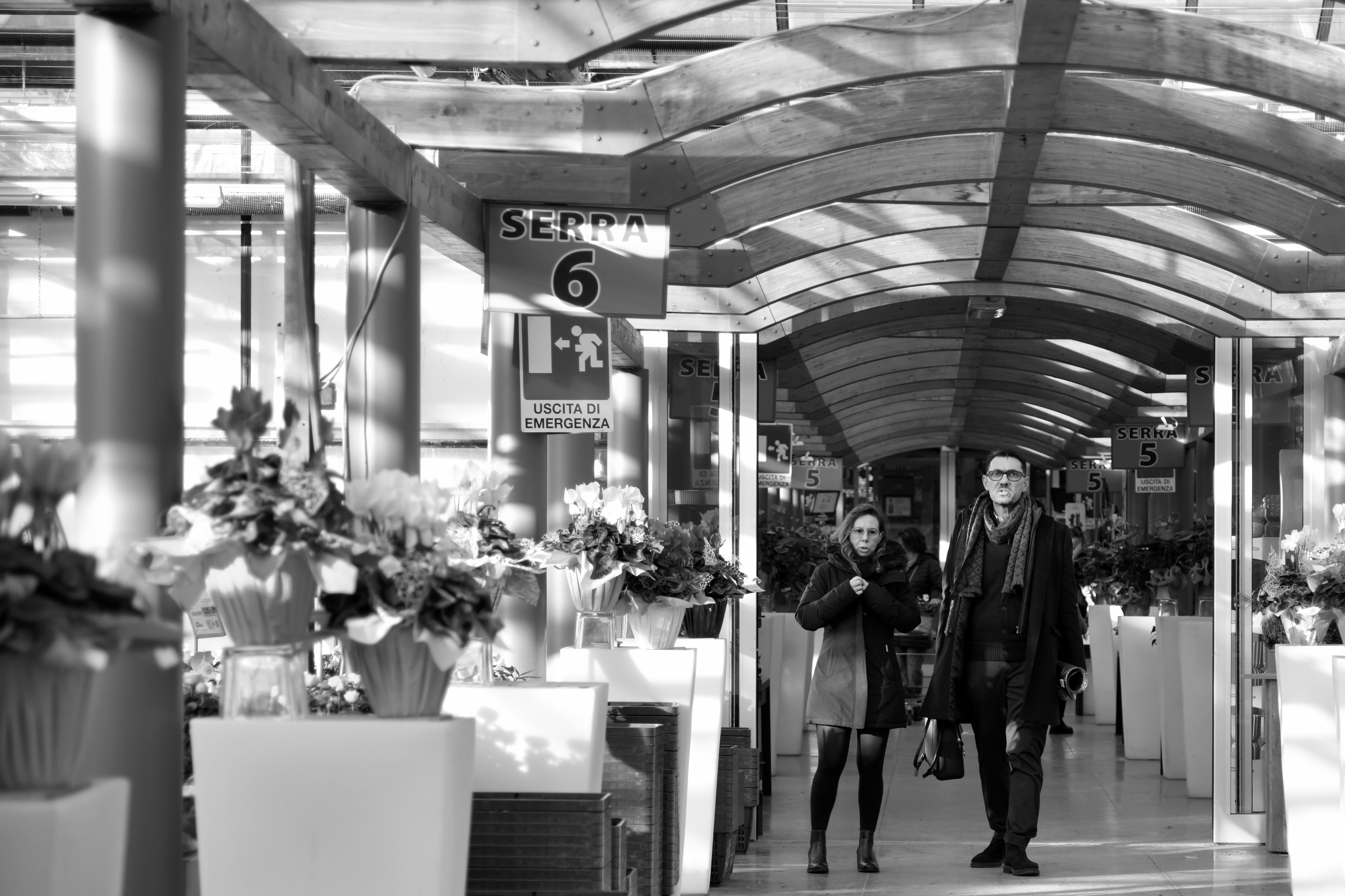 Couple Shopping in a Garden Center Aisle · Free Stock Photo