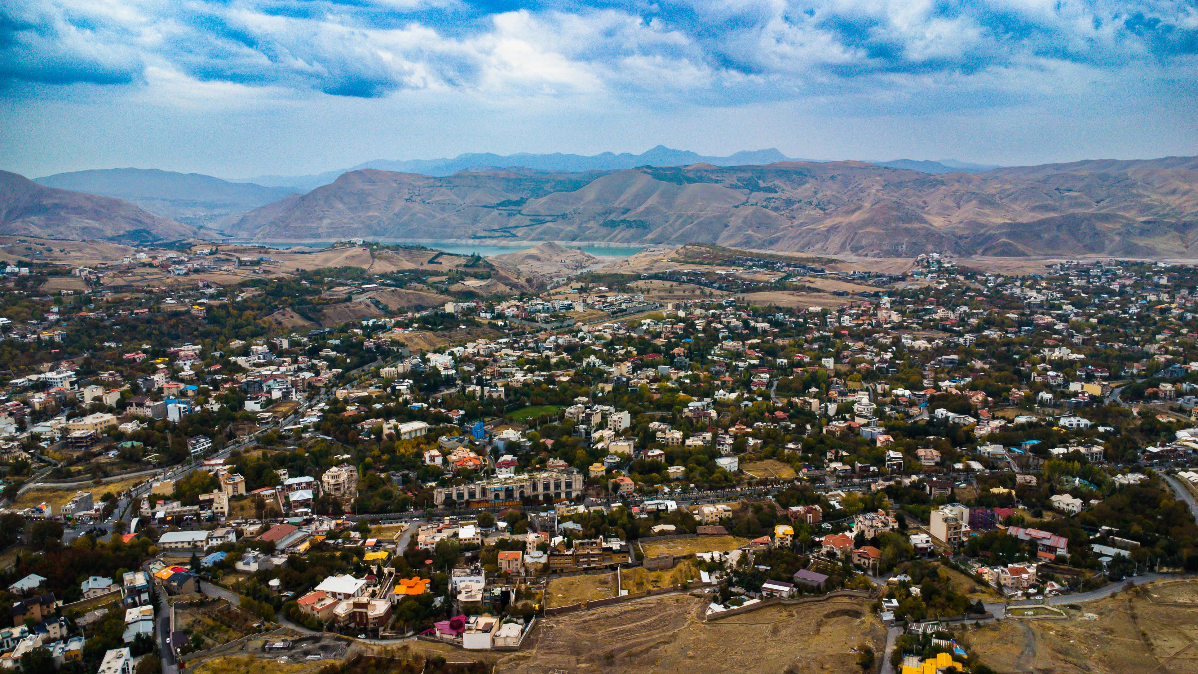Aerial View of Lavasan, Tehran Province, Iran · Free Stock Photo
