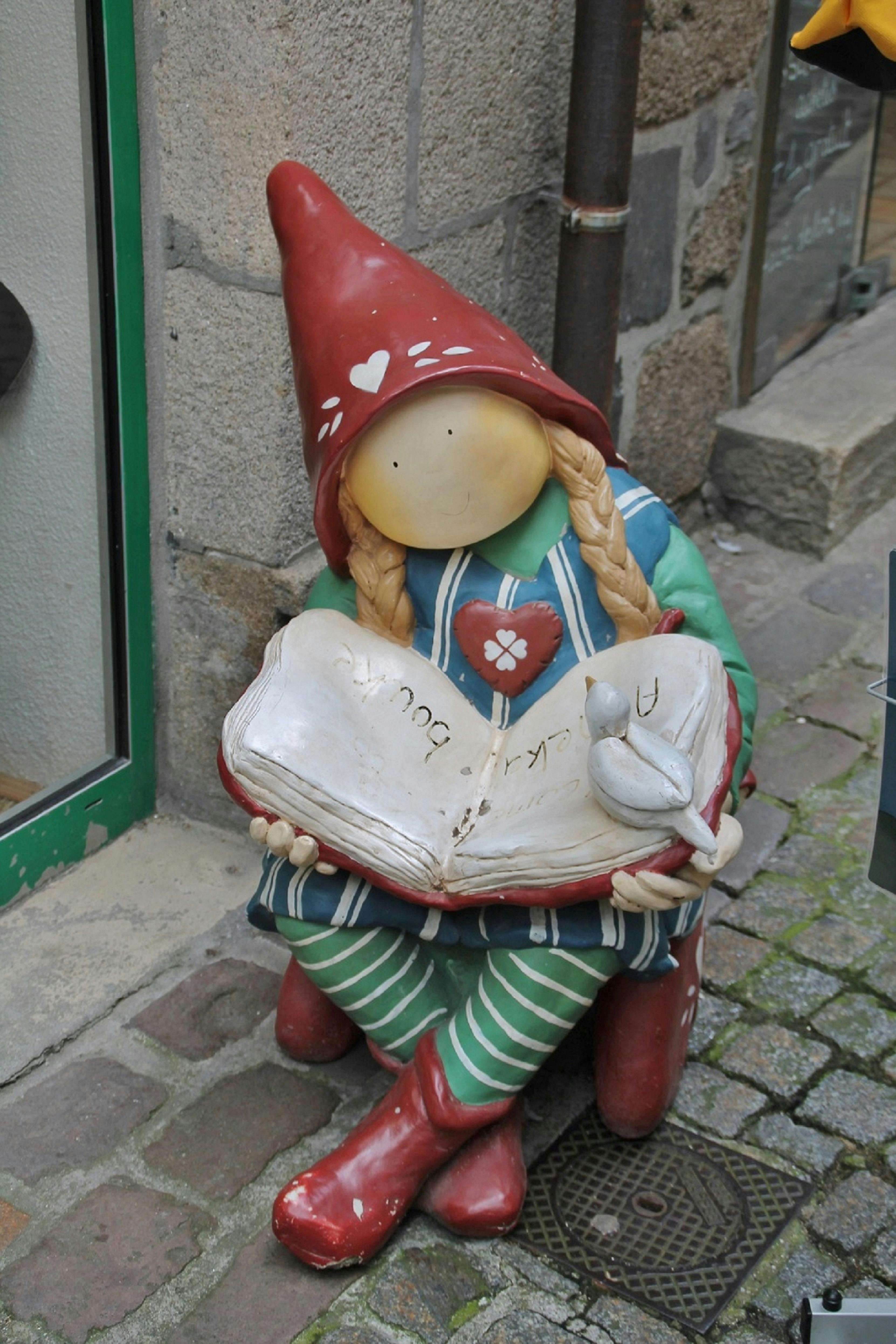 Whimsical Pixie Statue in Morlaix, France · Free Stock Photo