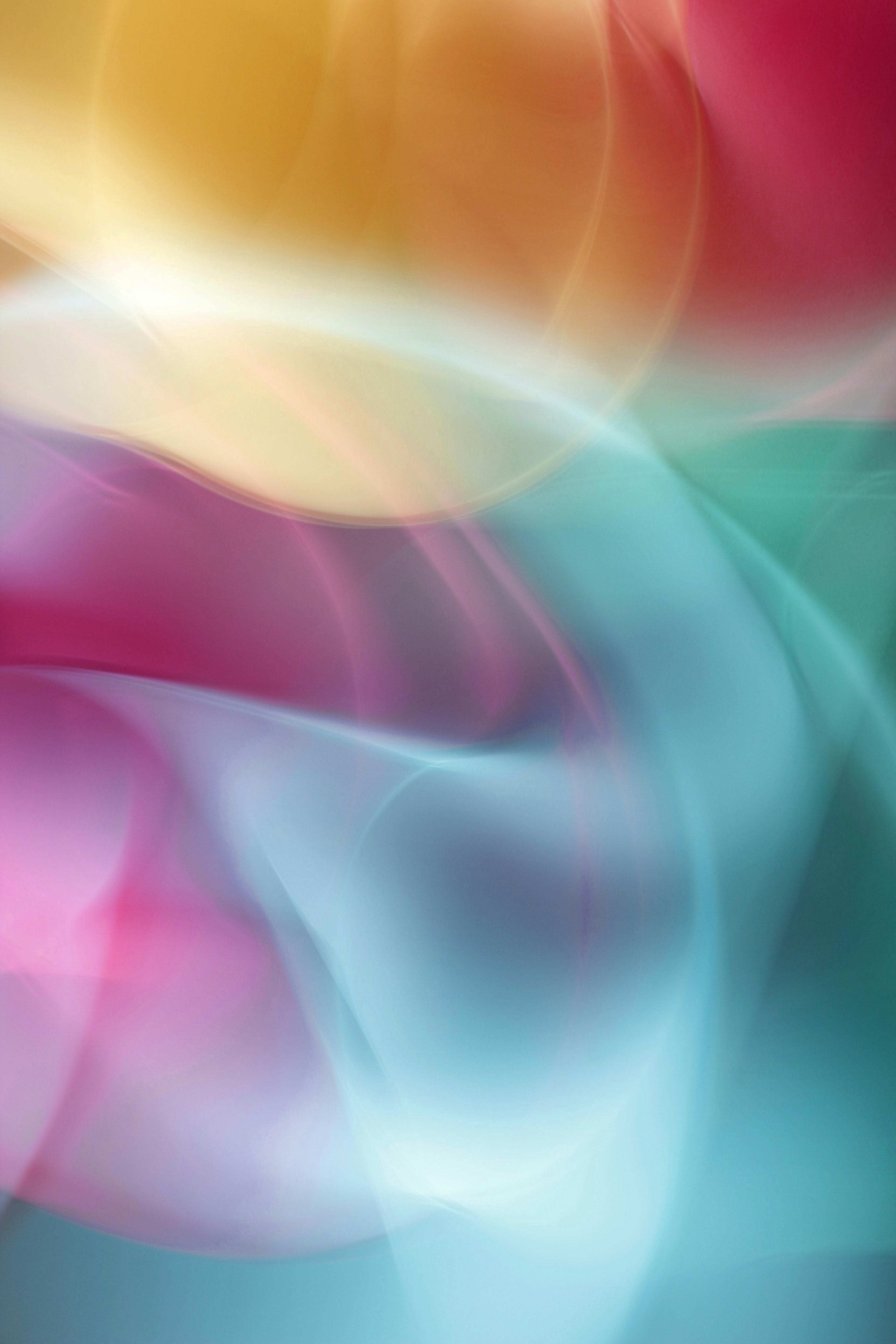 Colorful Abstract Fabric Waves in Motion · Free Stock Photo