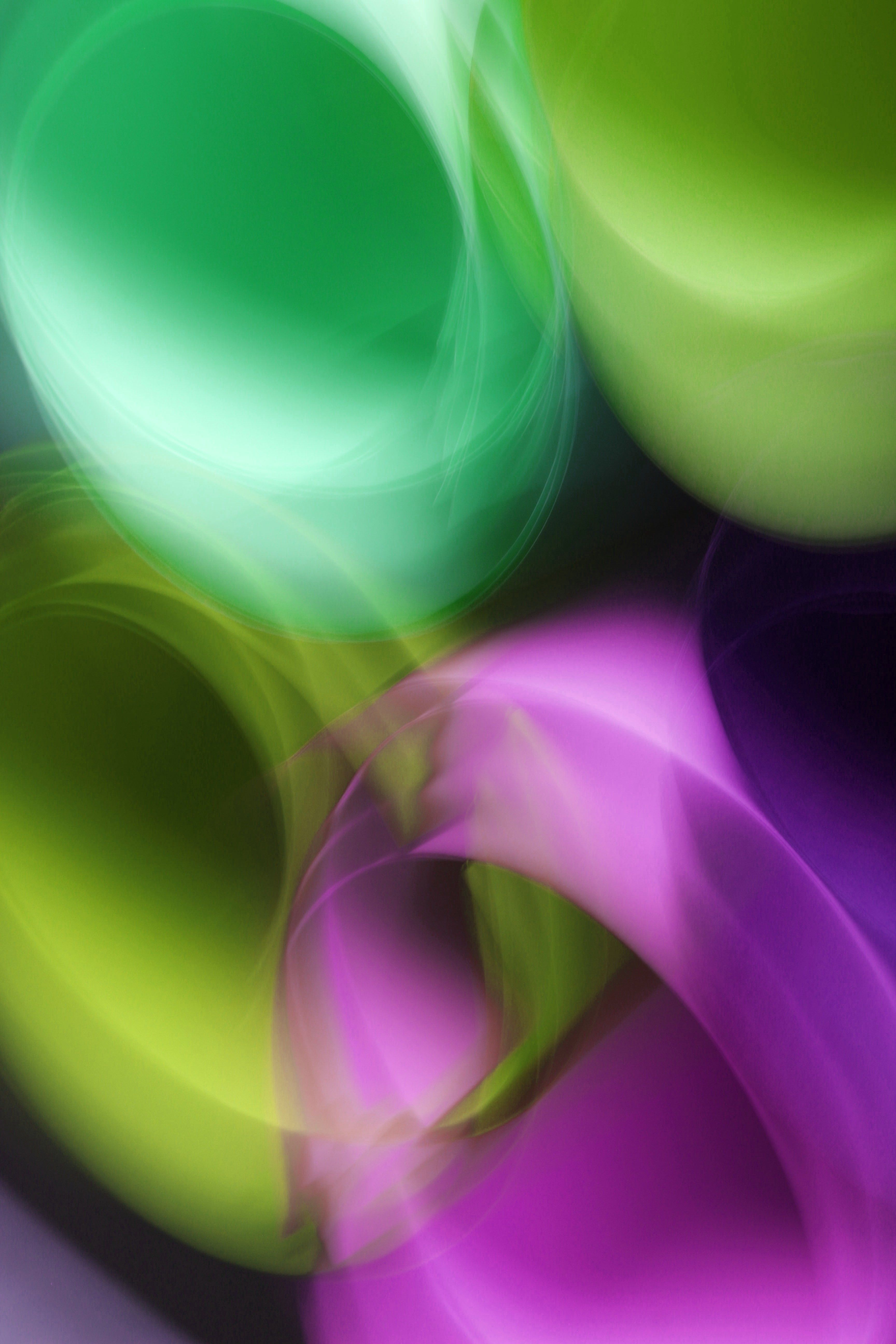 Vibrant Abstract Light Swirls in Bold Colors · Free Stock Photo