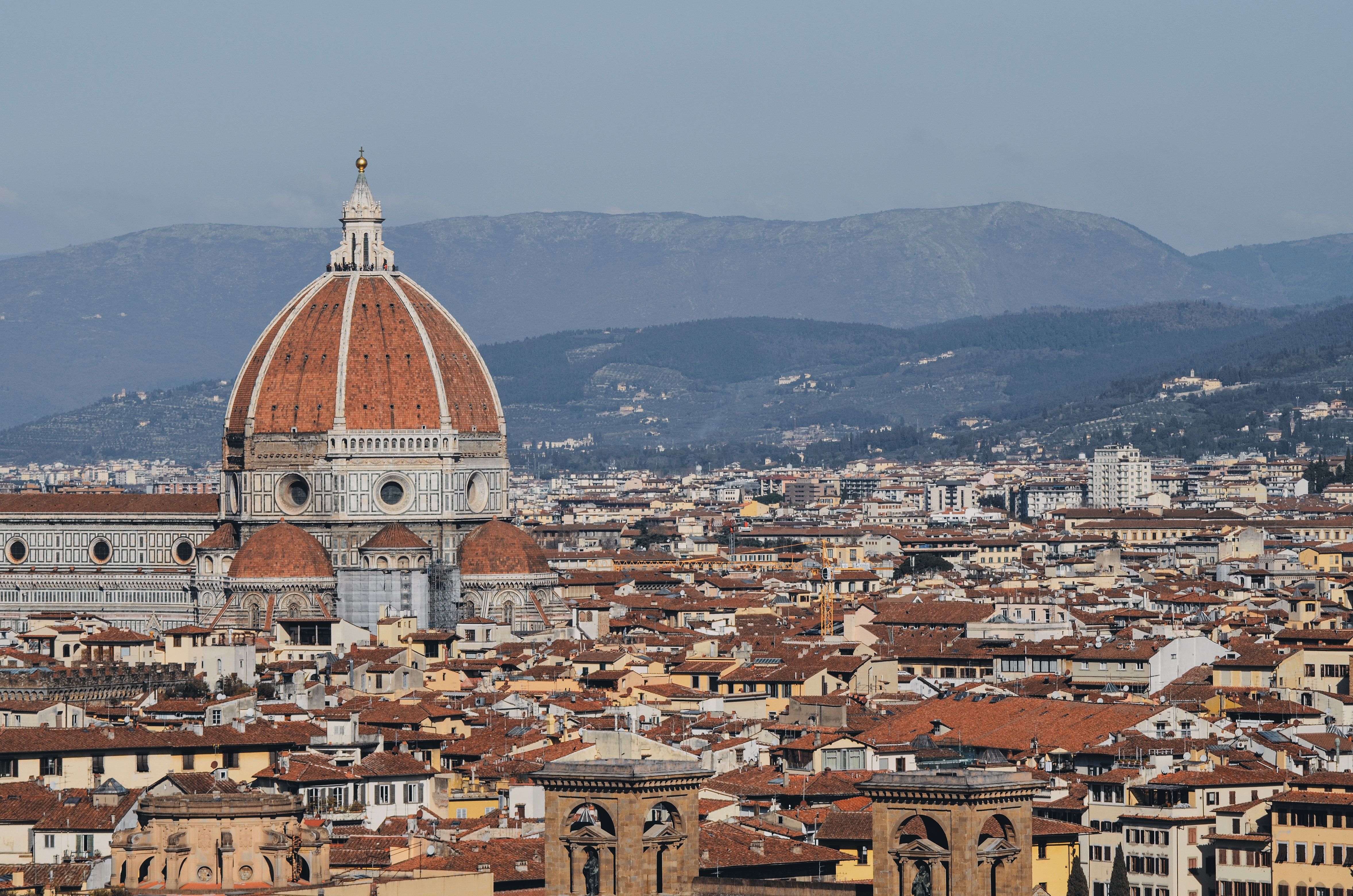 Aerial View of Florence Cathedral in Italy · Free Stock Photo