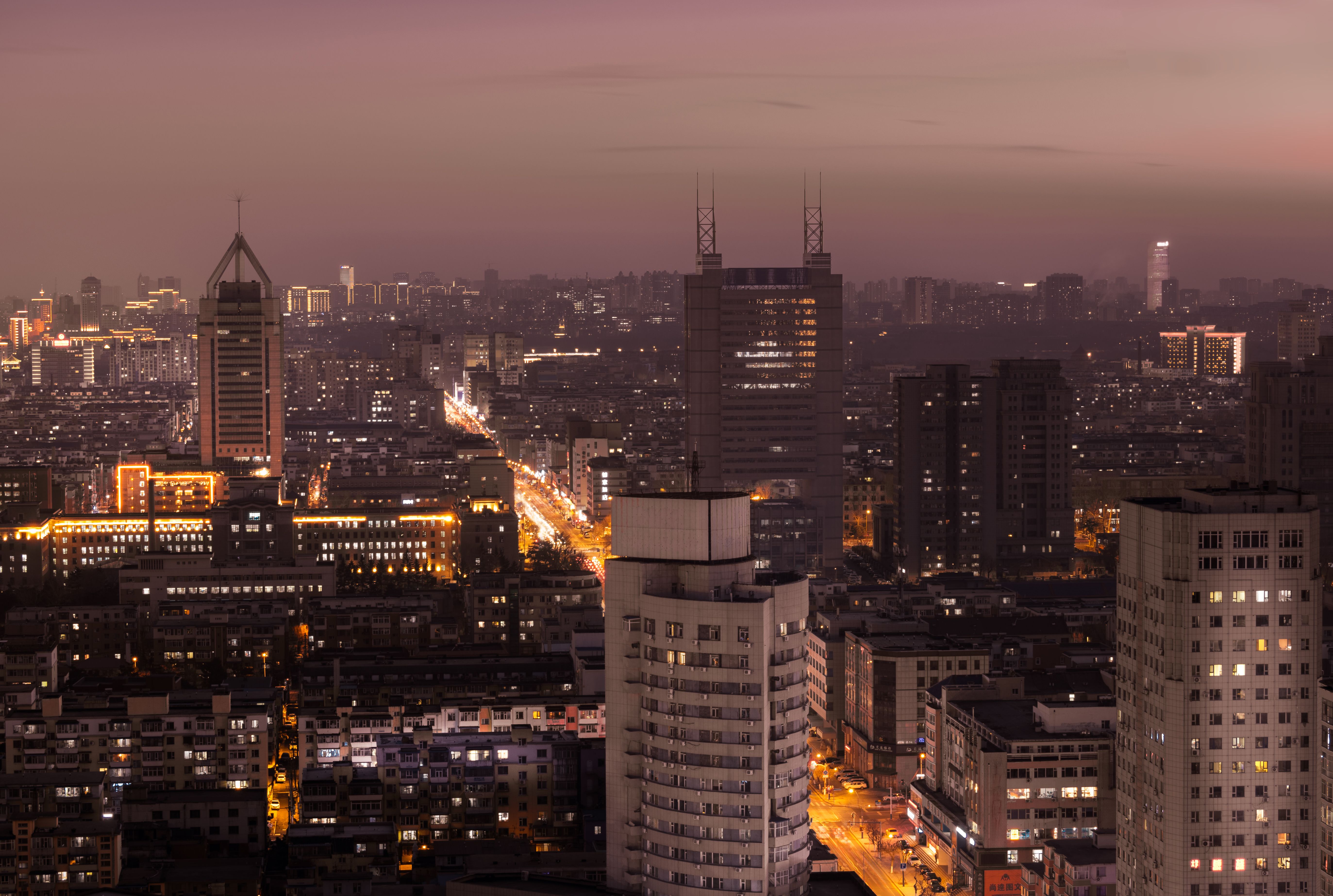 Aerial View Of A Cityscape · Free Stock Photo