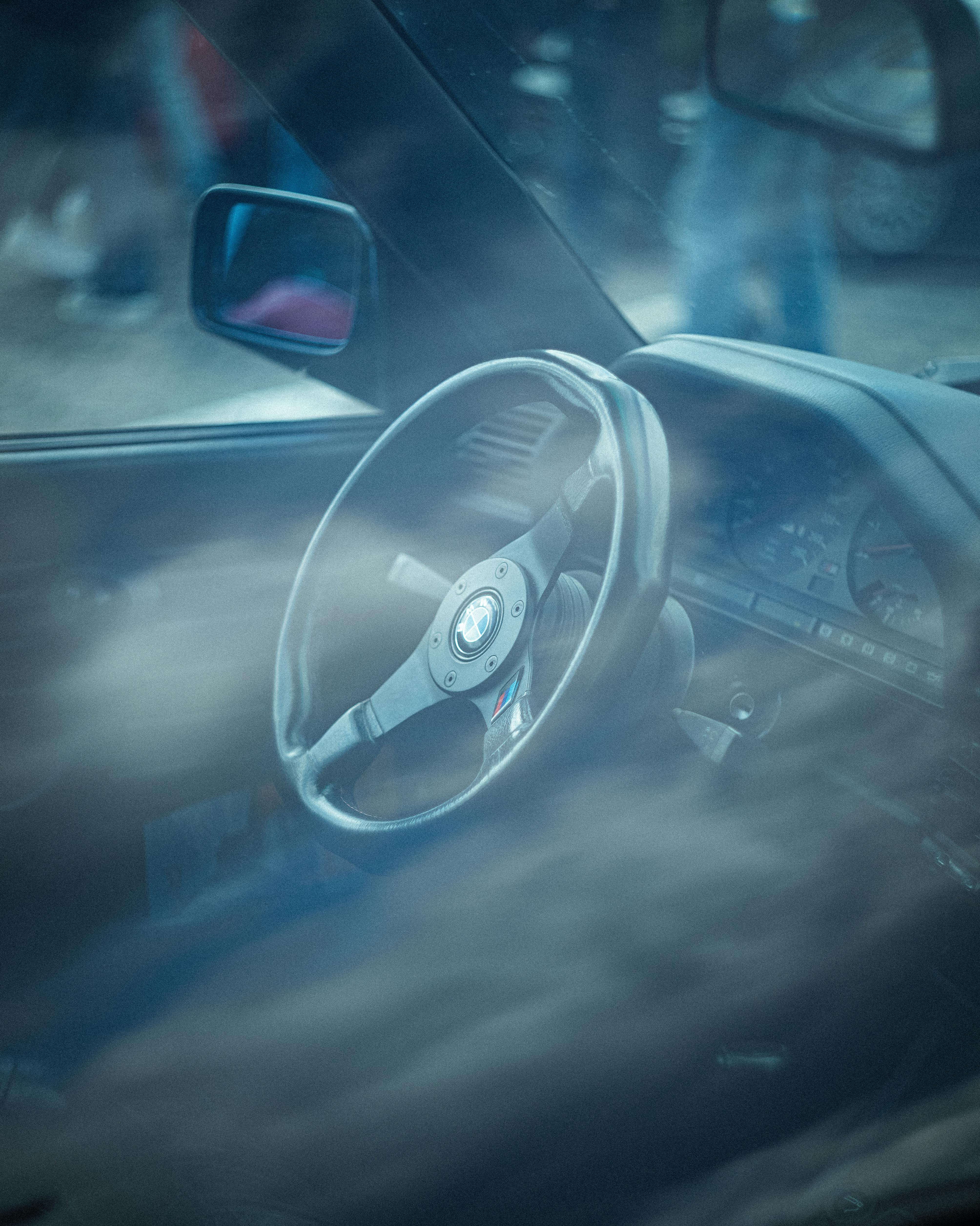 Classic BMW E30 M3 Interior Through Window · Free Stock Photo