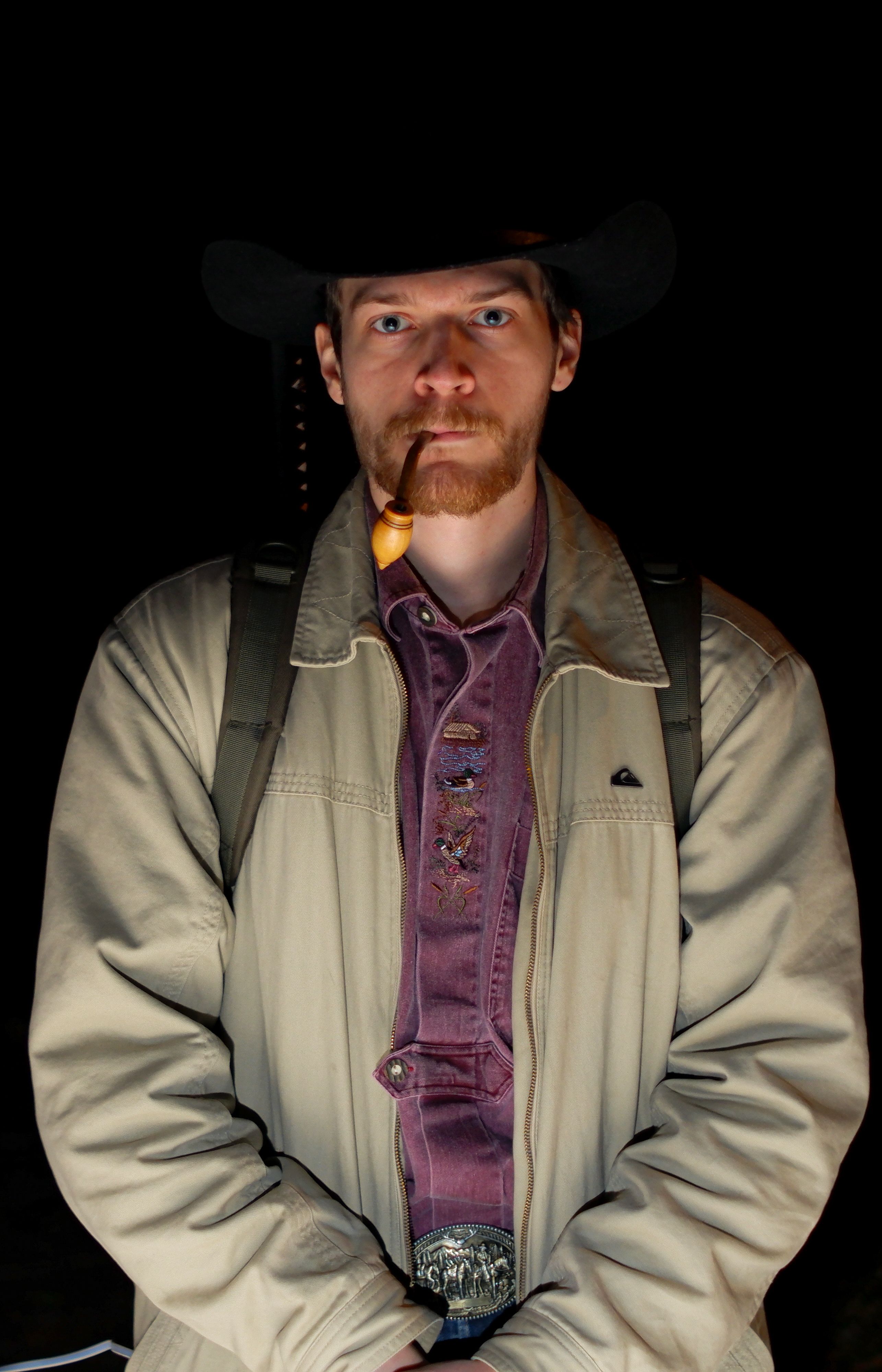 Portrait of a Cowboy in Classic Western Attire · Free Stock Photo