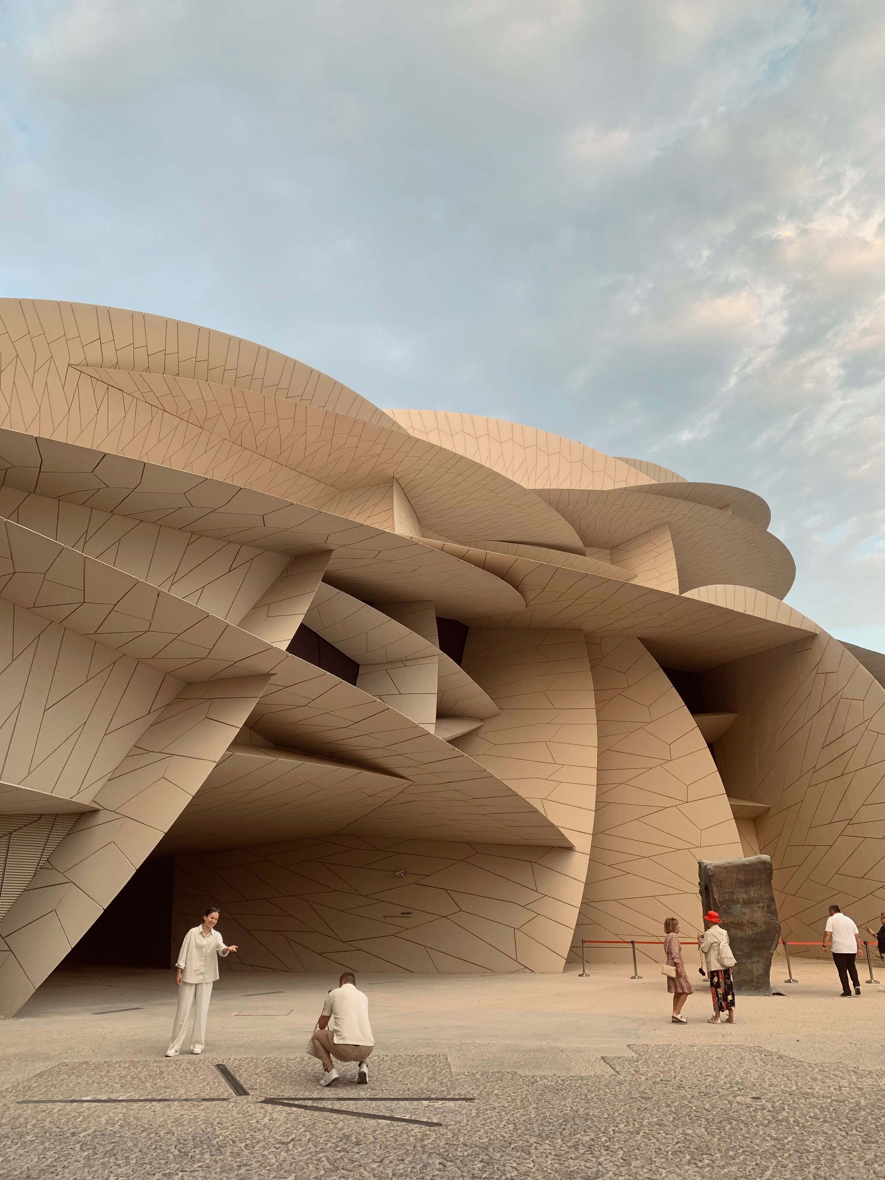 Stunning Architecture of National Museum of Qatar · Free Stock Photo