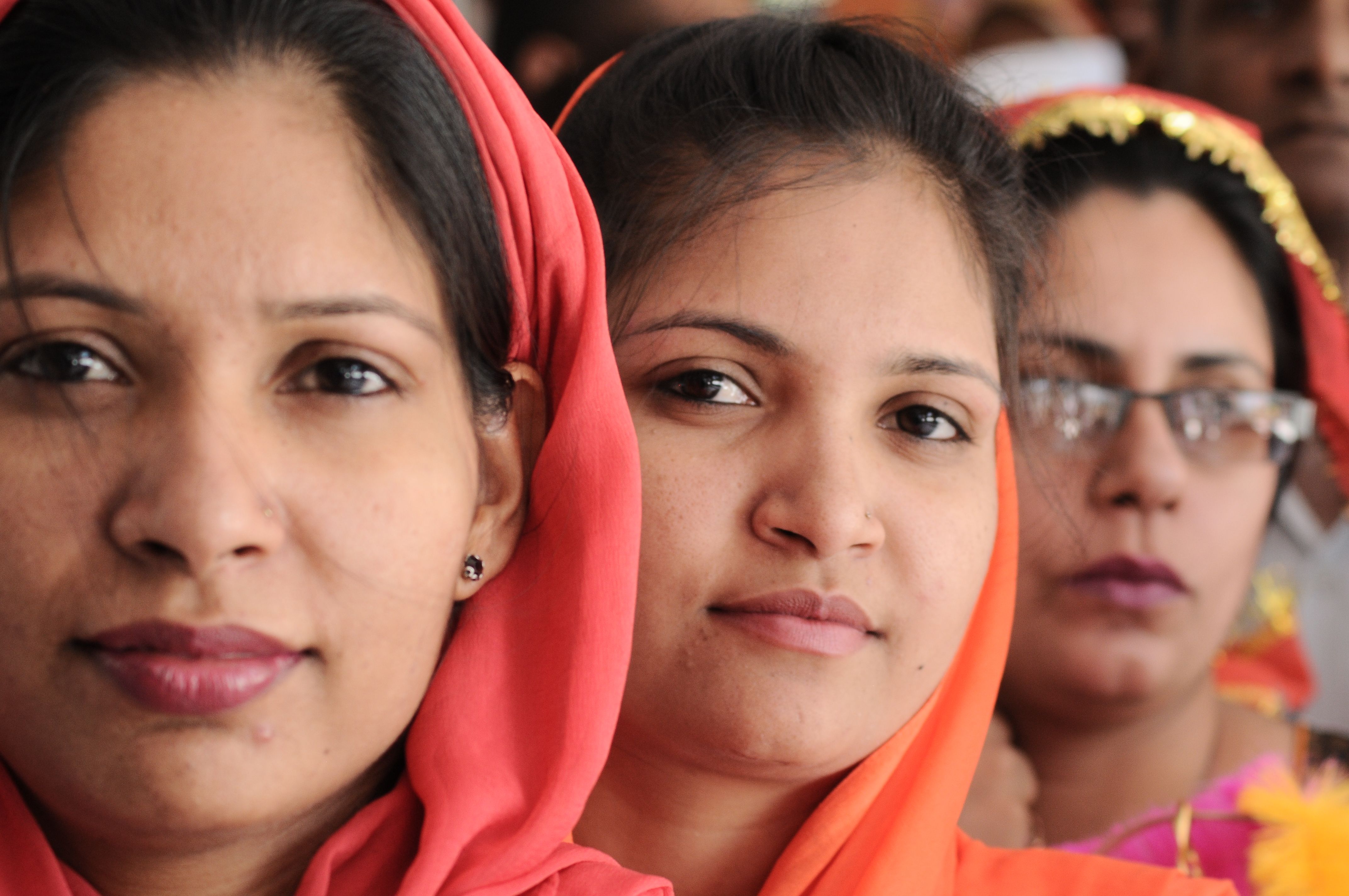 Women in Vibrant Traditional Attire in Kangra · Free Stock Photo