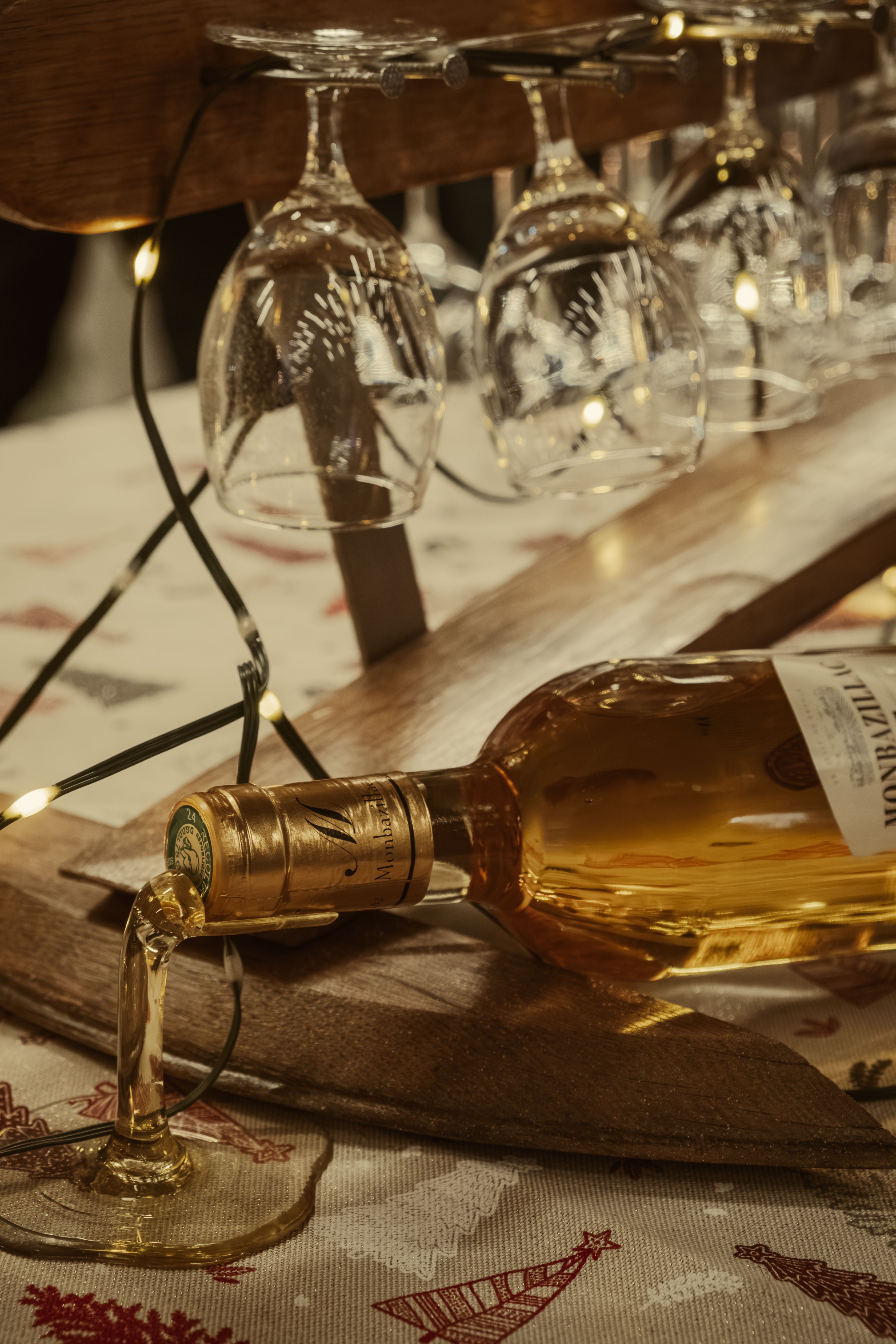 Elegant Wine Pouring Setup with Glasses · Free Stock Photo