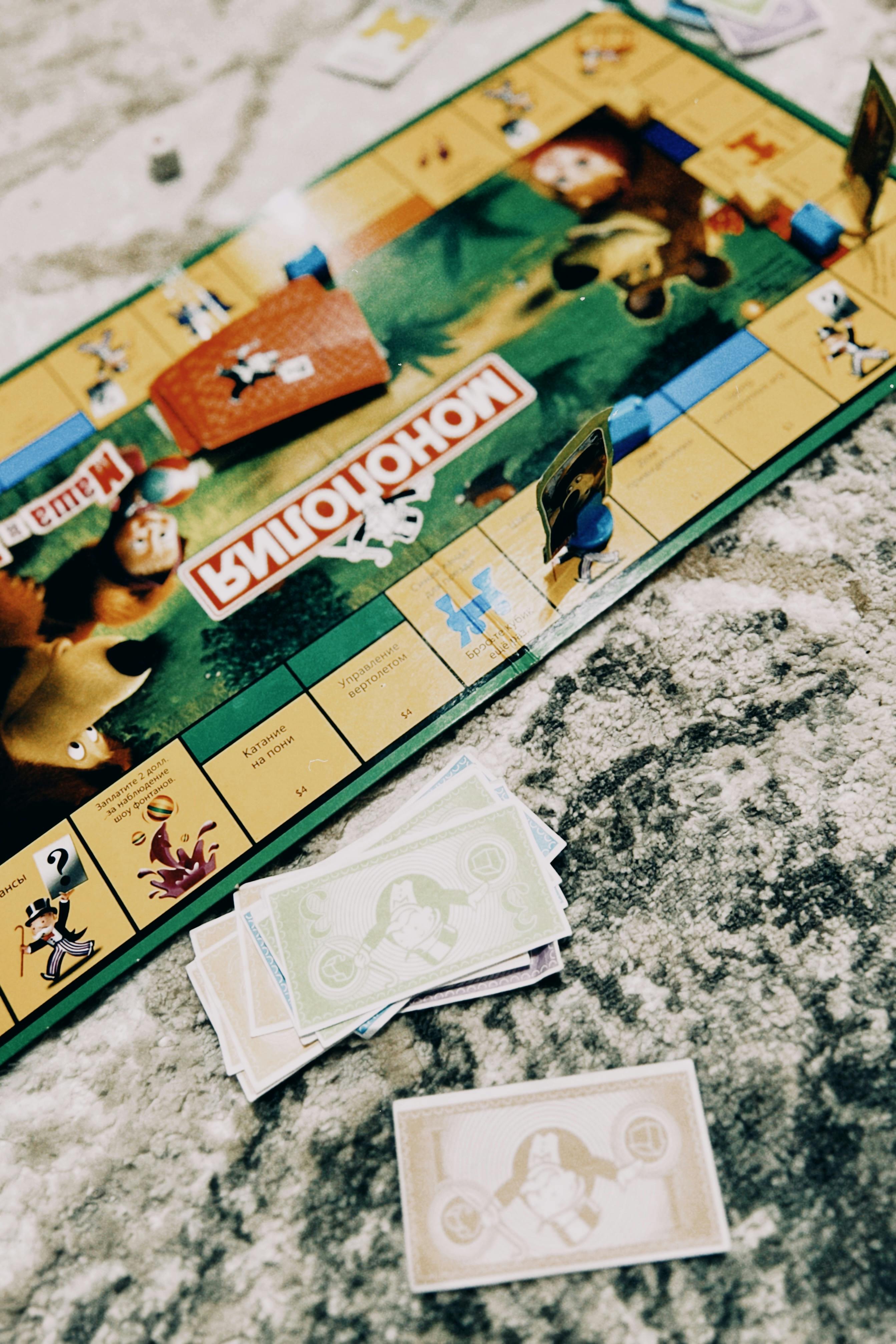 Colorful Board Game Scene in Cozy Setting · Free Stock Photo