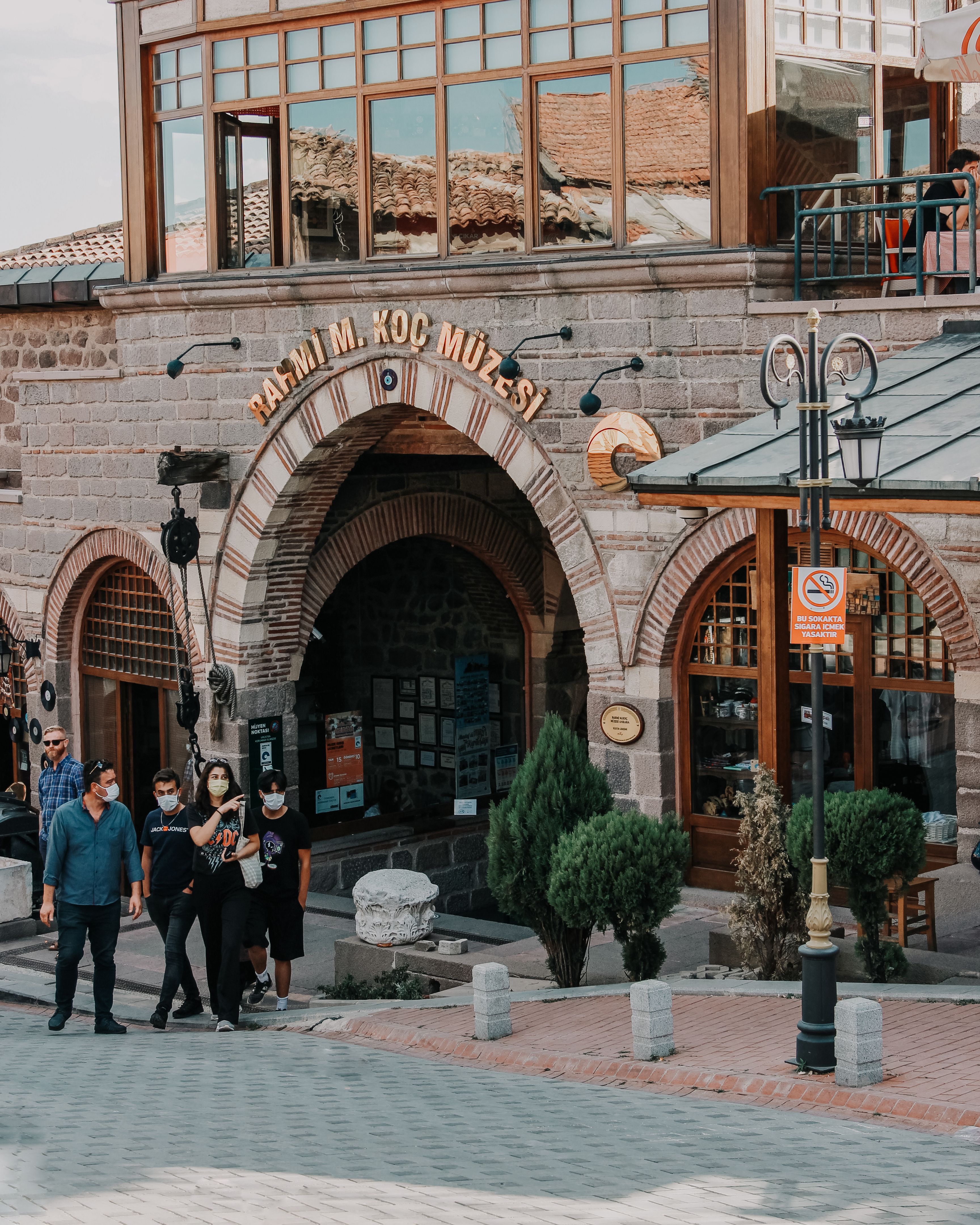 Family Exploring Rahmi M. Koç Museum Exterior · Free Stock Photo
