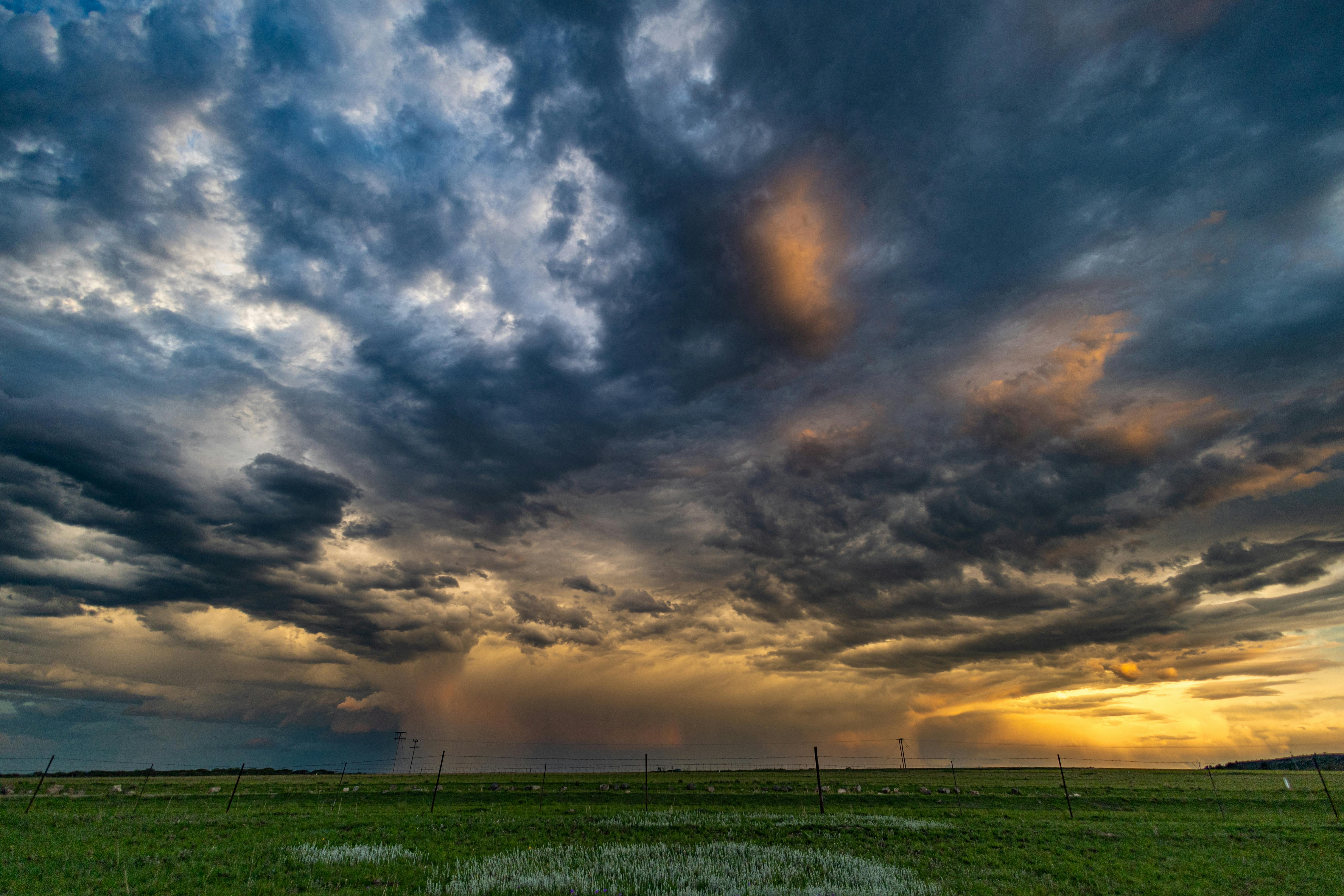 Dramatic Storm Clouds Over South African Landscape · Free Stock Photo