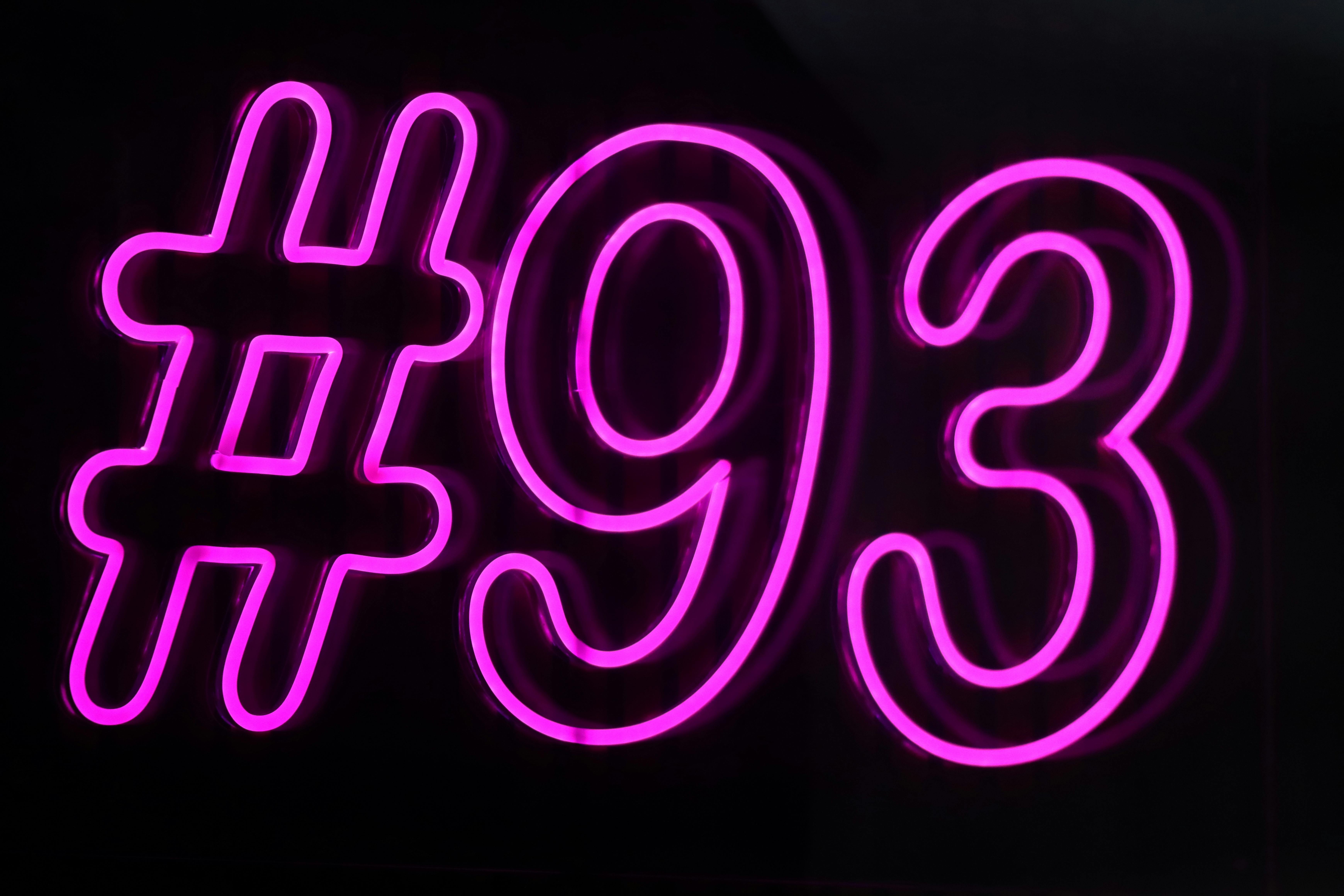 Vibrant Pink Neon Sign #93 · Free Stock Photo