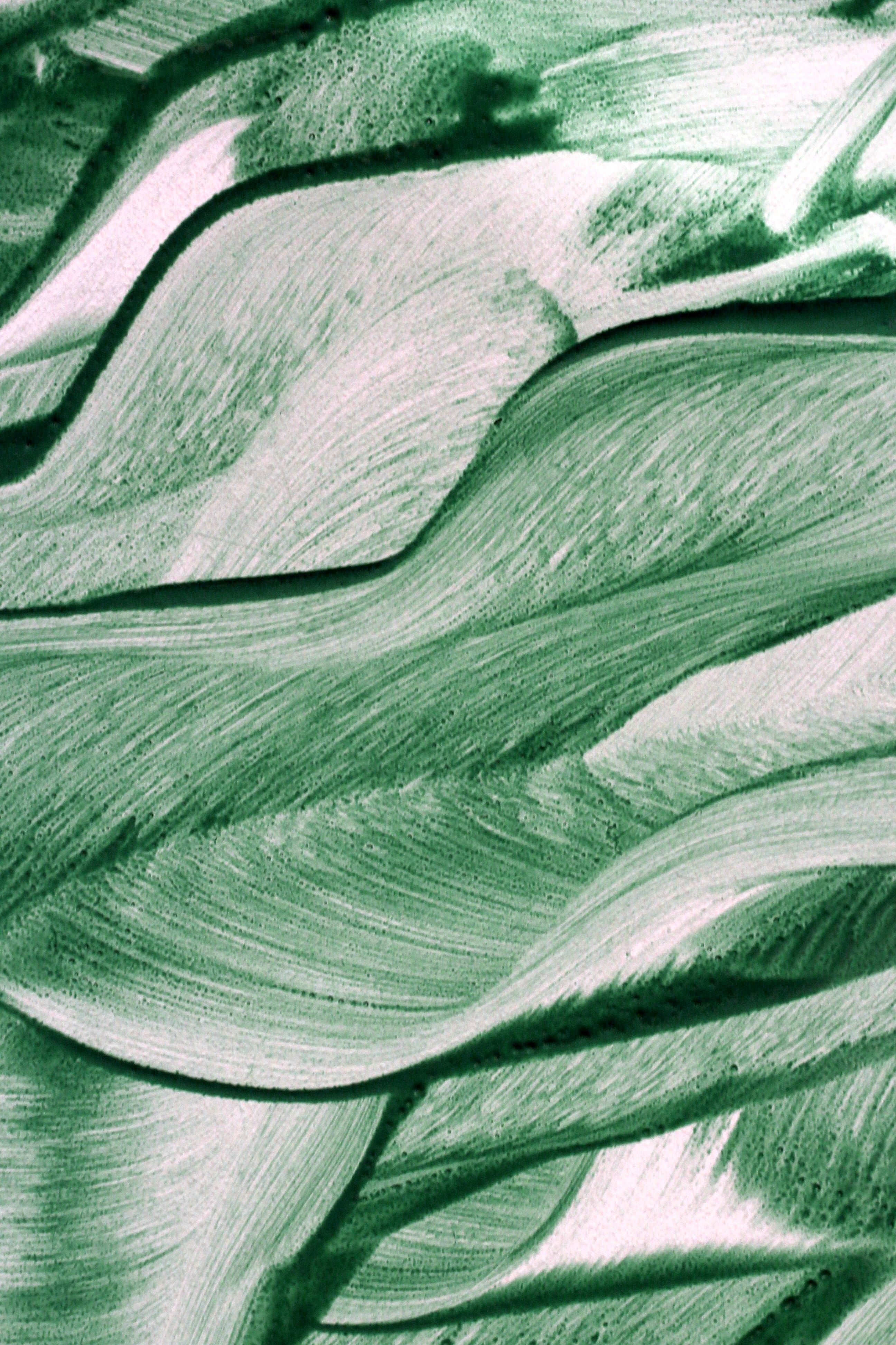 Abstract Green Textured Art Print · Free Stock Photo