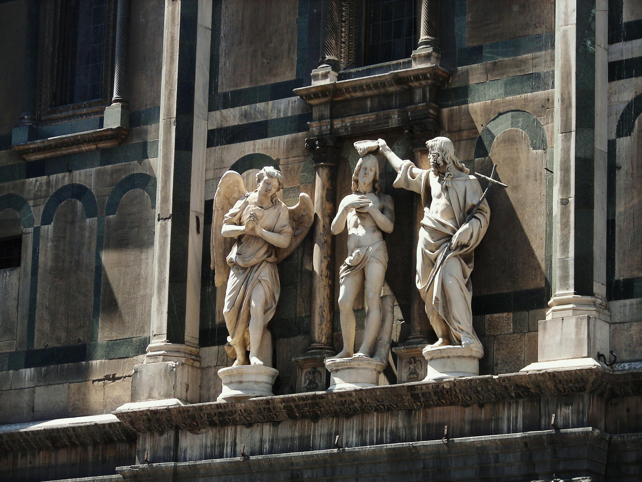 Renaissance Sculptures on Florentine Cathedral · Free Stock Photo