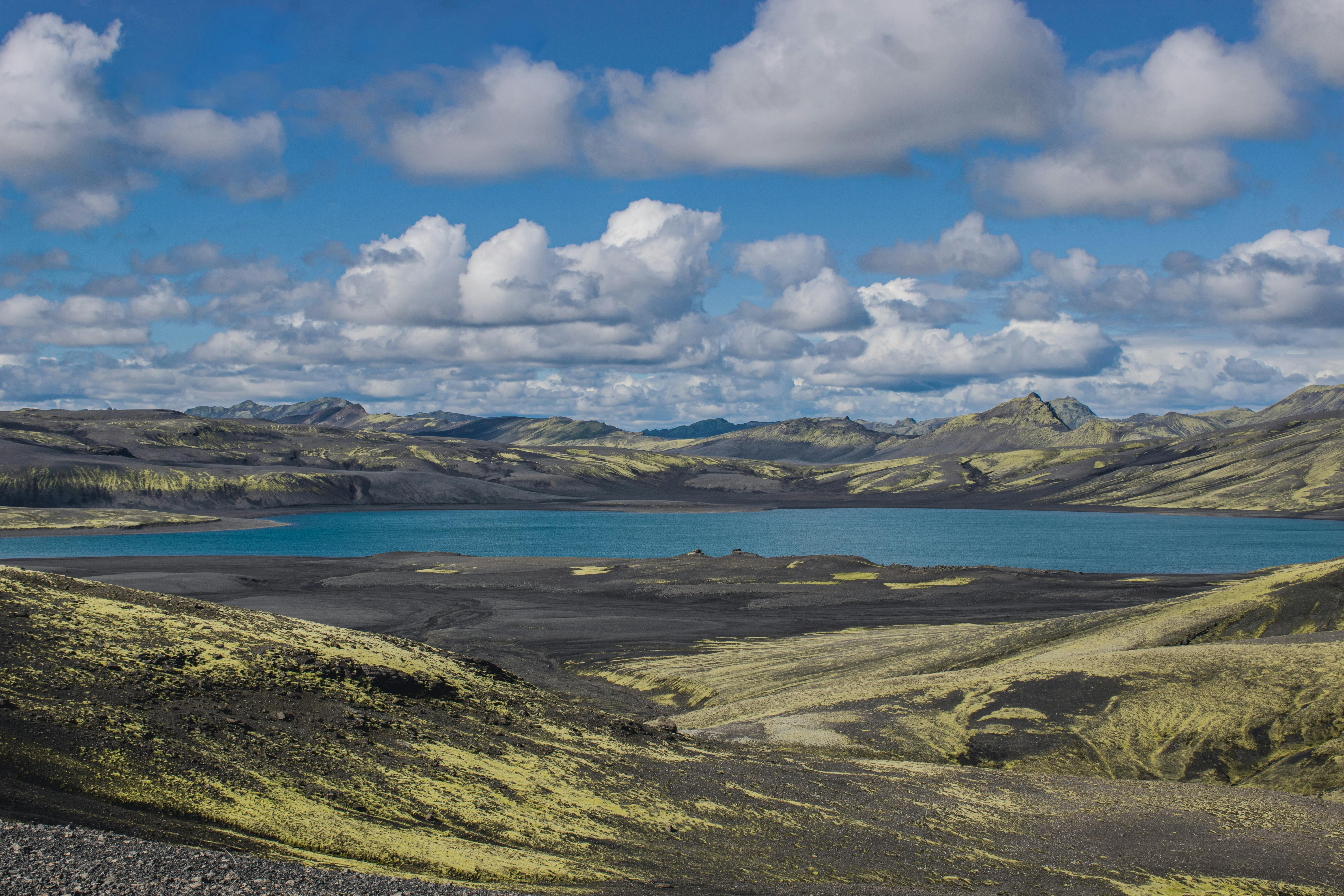 Breathtaking Aerial View of Icelandic Volcanic Landscape · Free Stock Photo