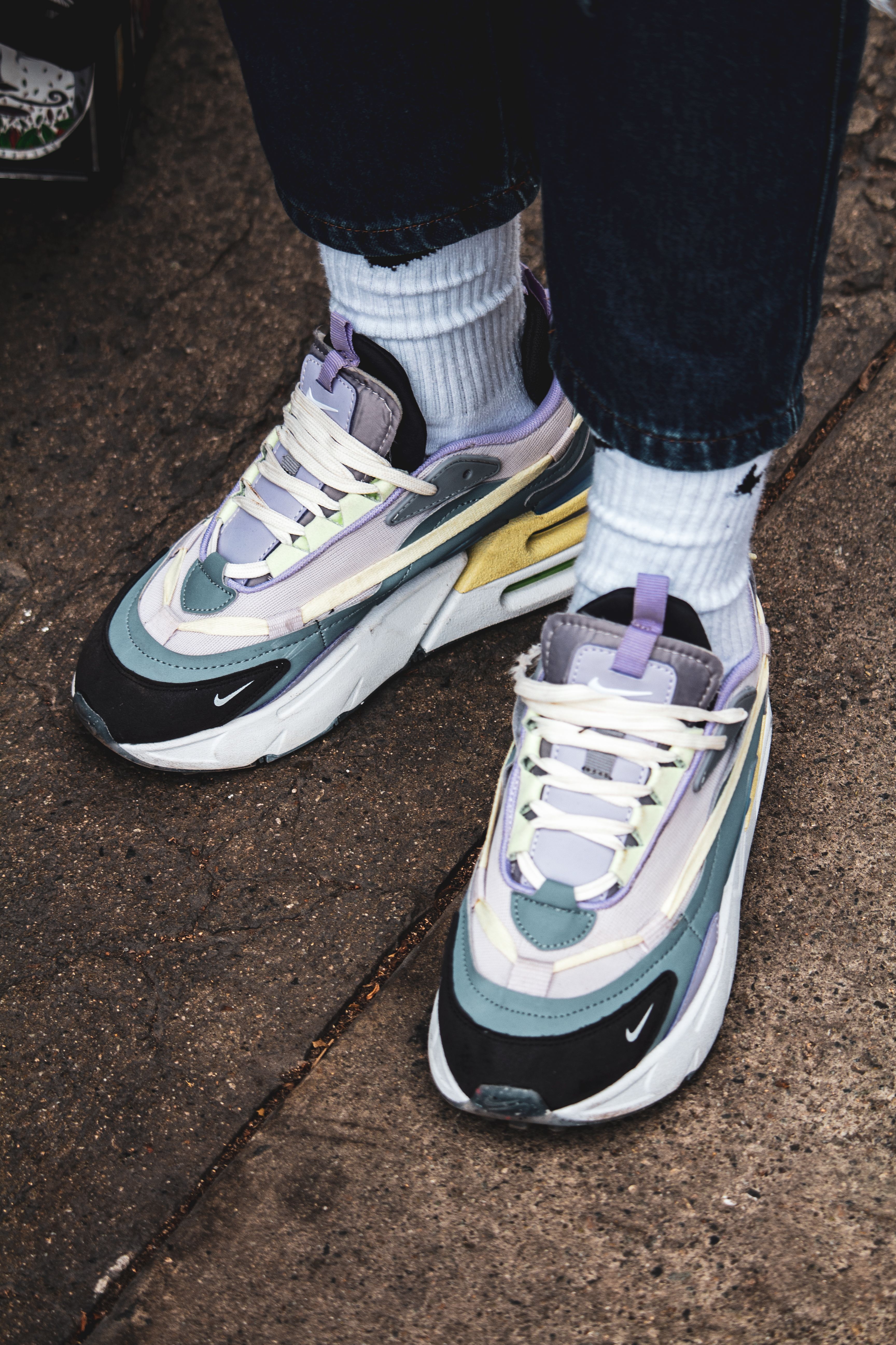 Trendy Sneakers on Urban Street · Free Stock Photo