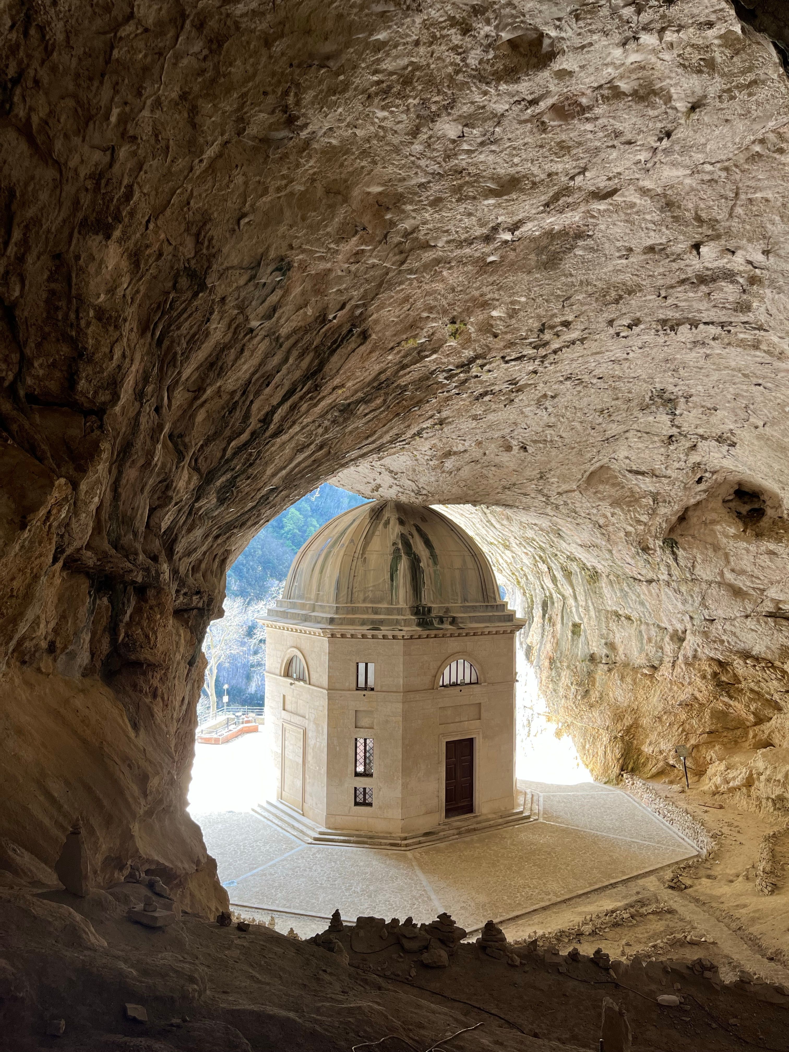 Ancient Temple Inside Majestic Limestone Cave · Free Stock Photo