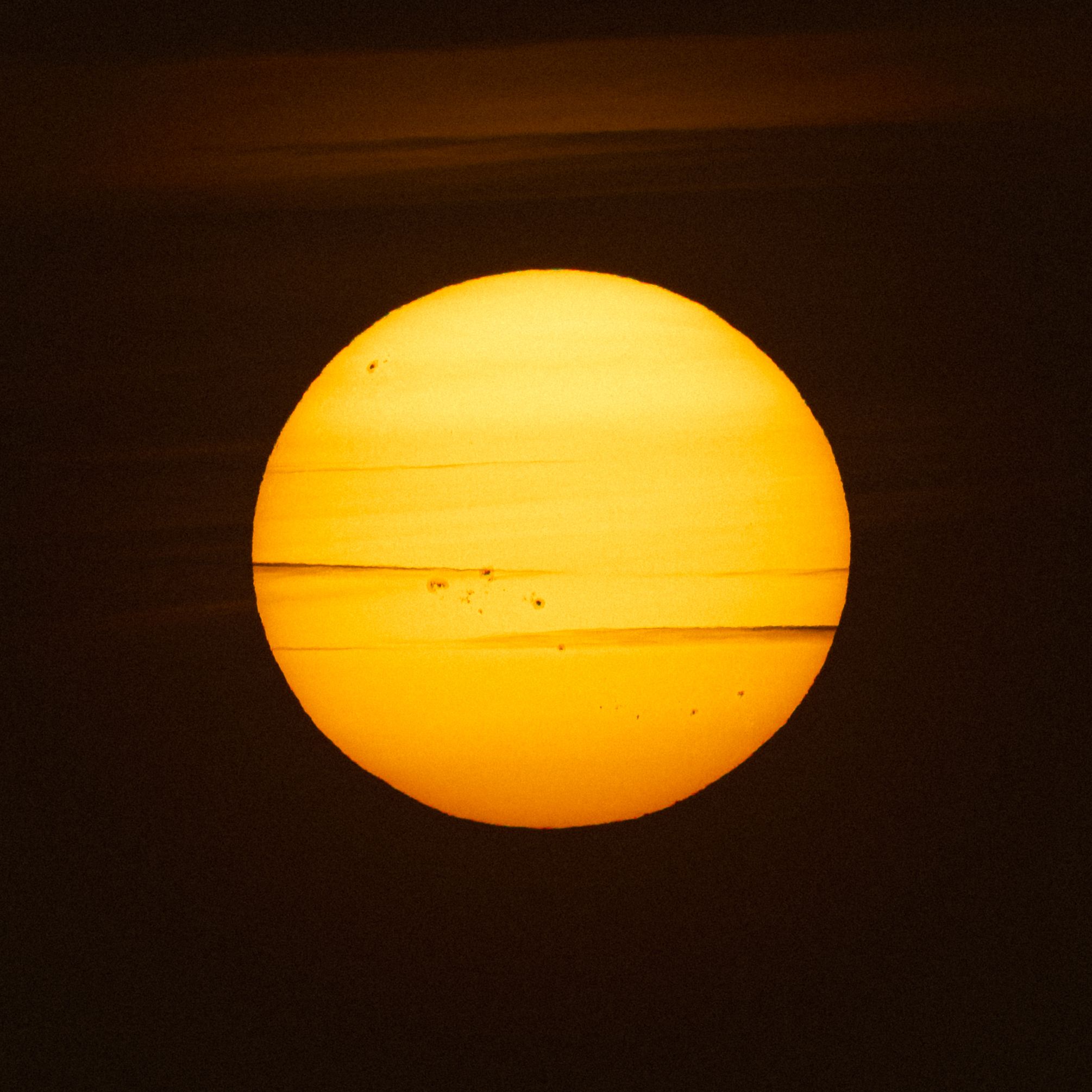 Close-Up of the Sun with Sunspots · Free Stock Photo