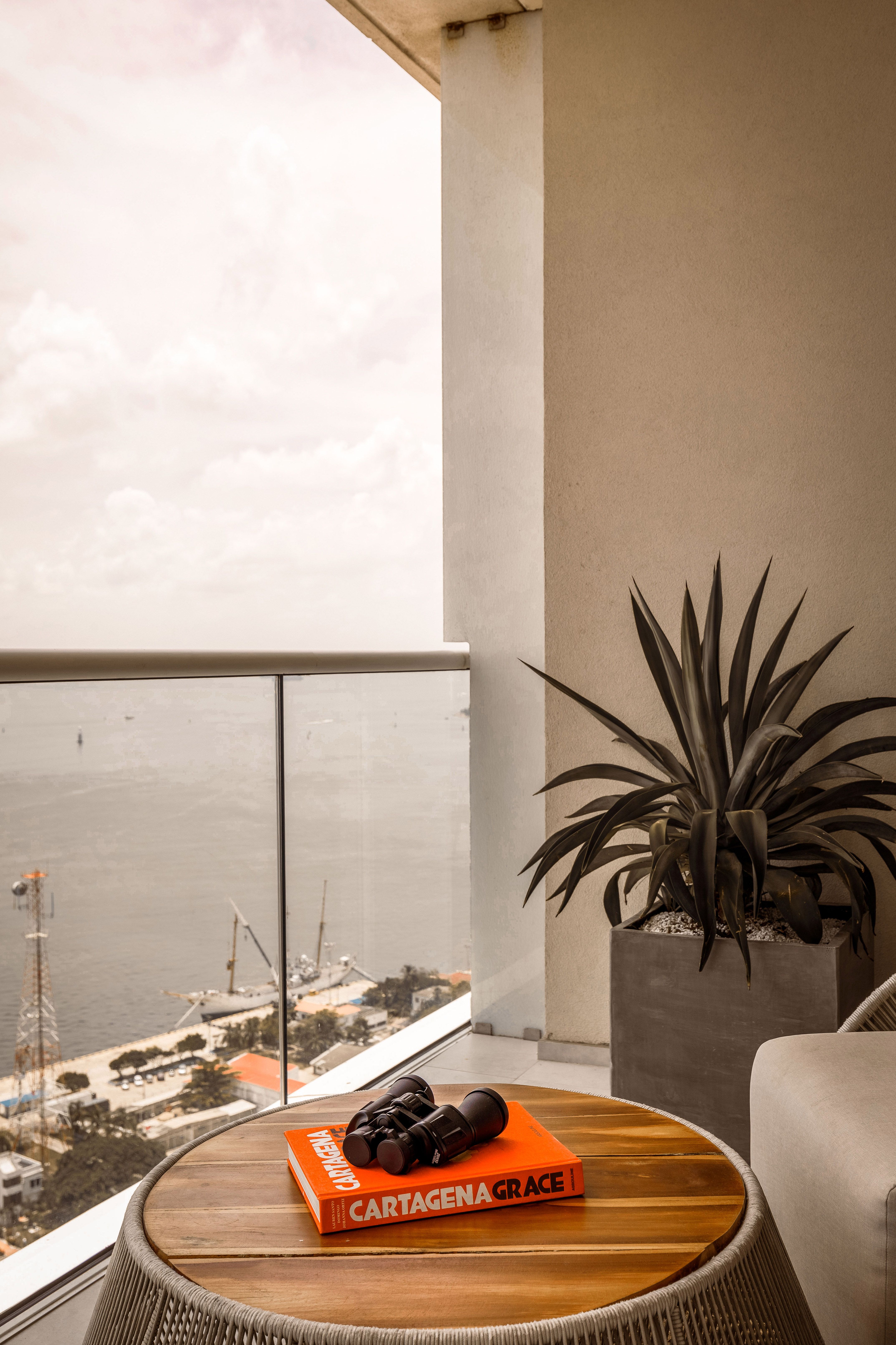 Scenic Balcony with Ocean View and Modern Decor · Free Stock Photo