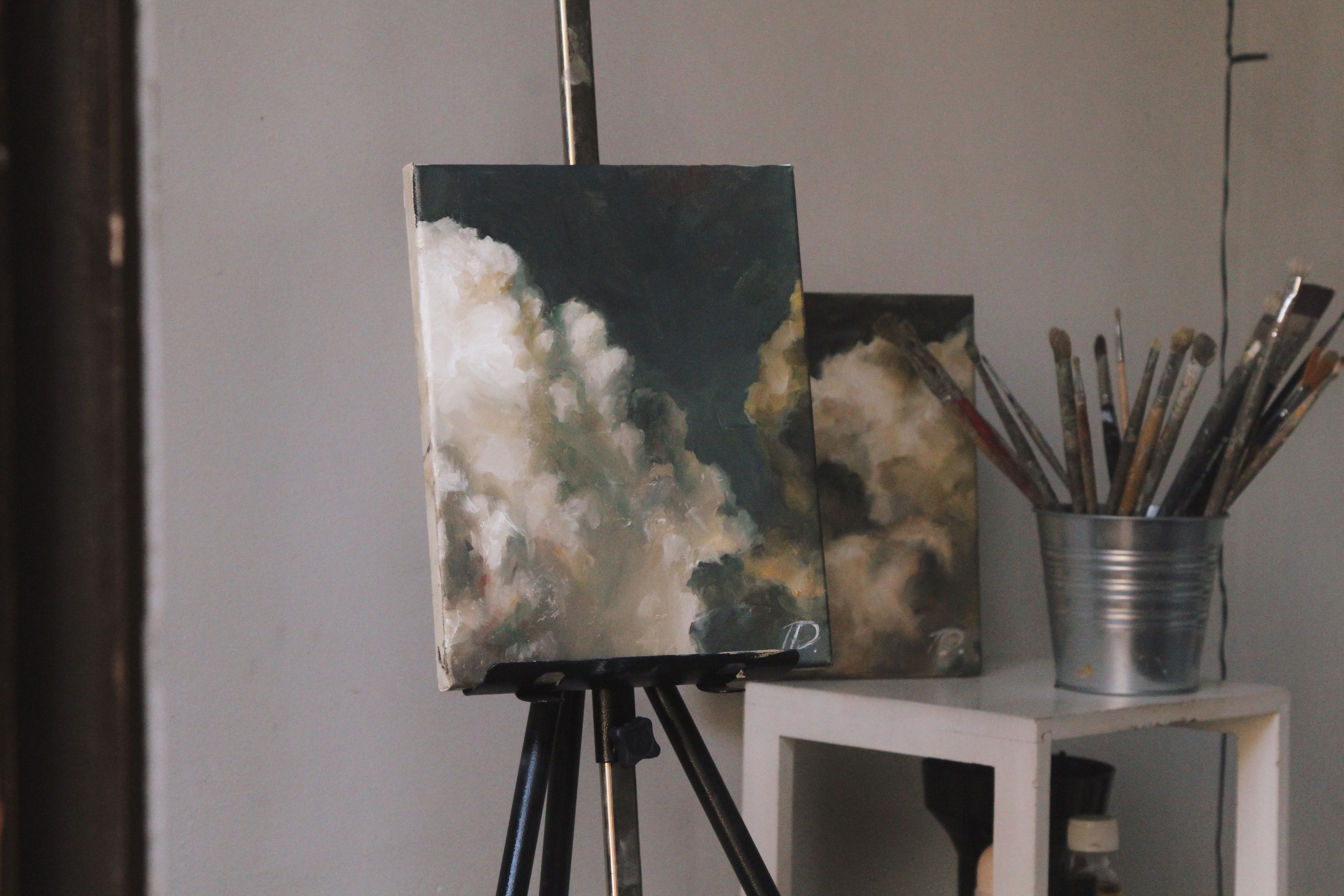 A Painting on an Easel · Free Stock Photo