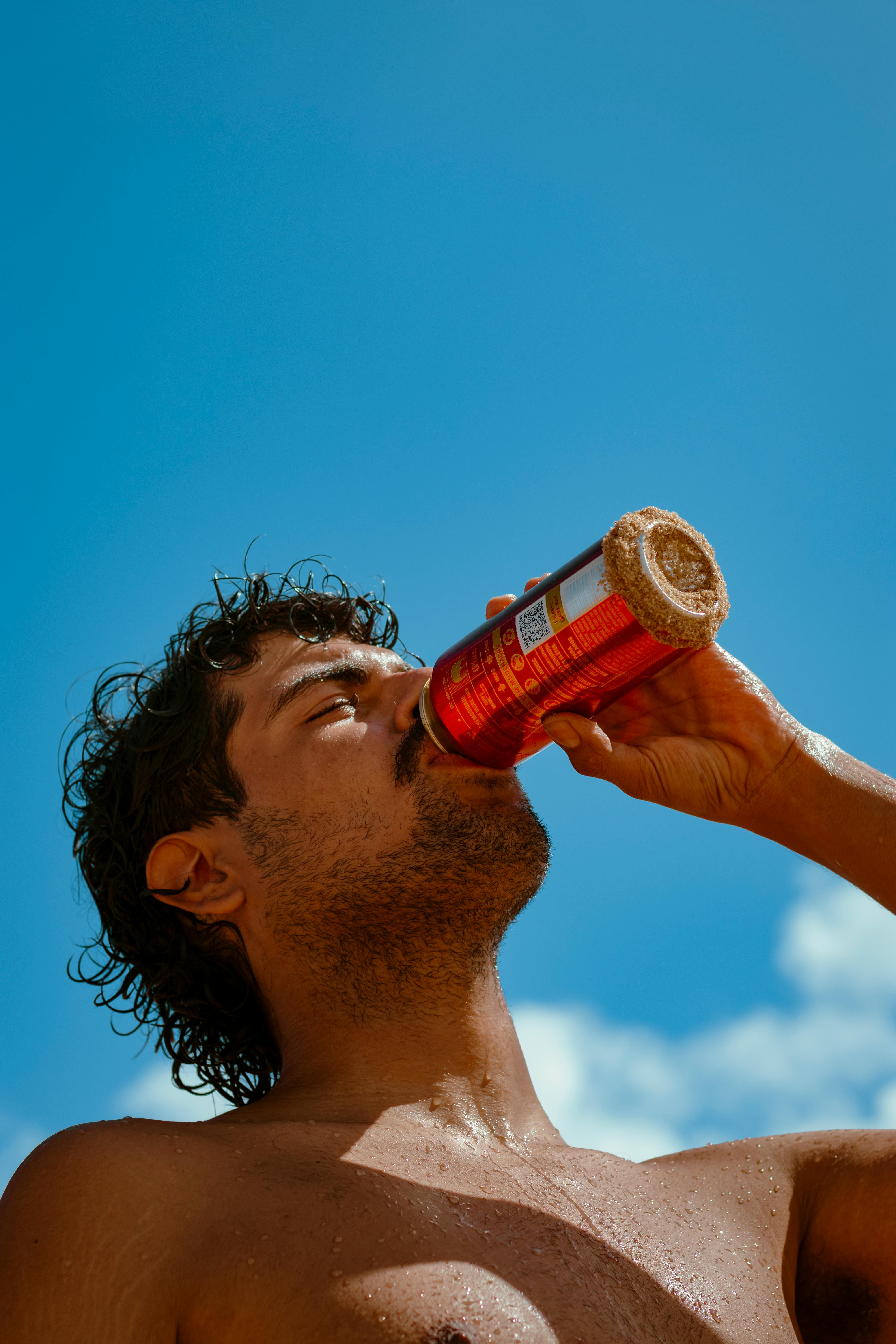 Photo of Man Drinking · Free Stock Photo
