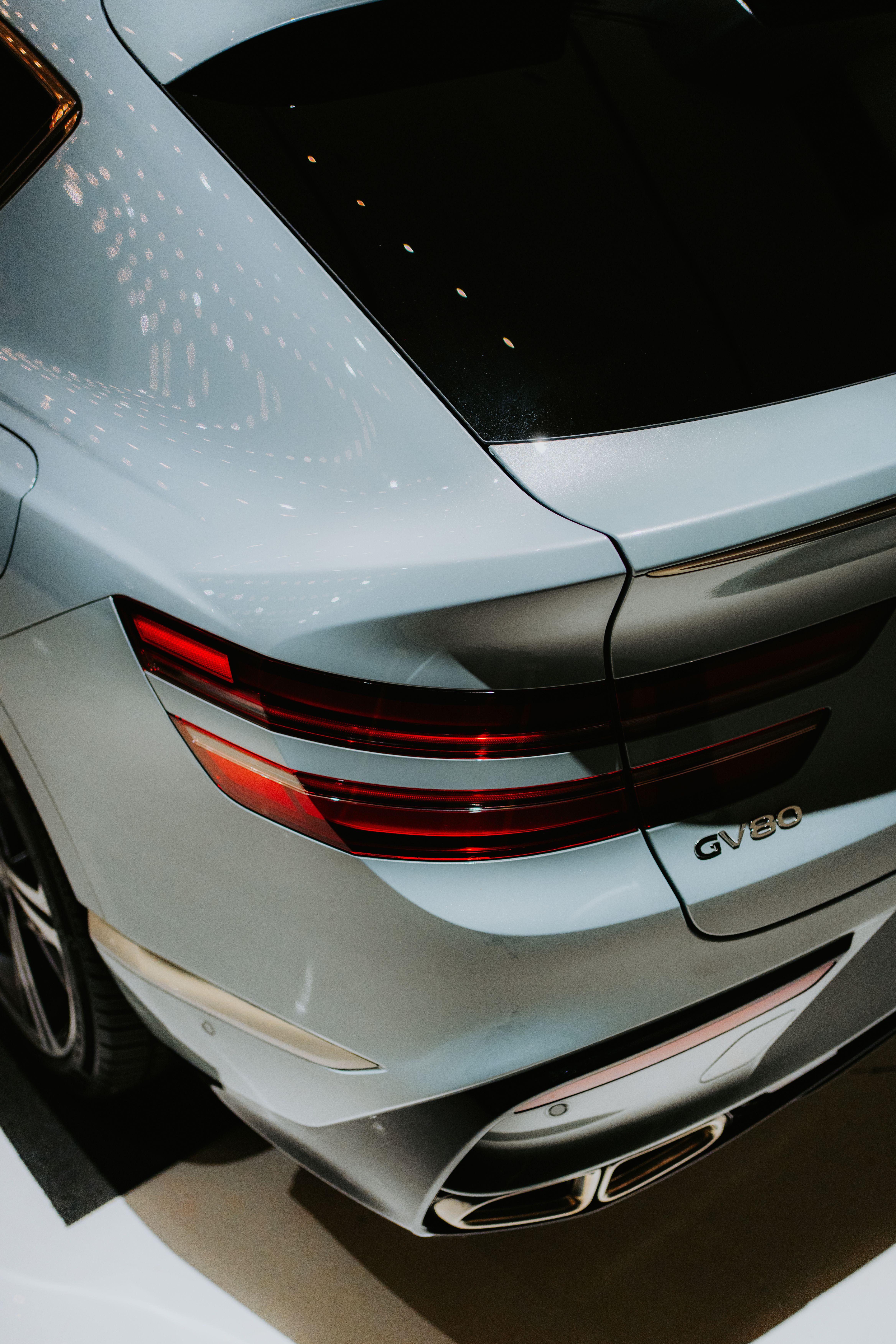 Elegant Rear View of a Modern Luxury Car · Free Stock Photo