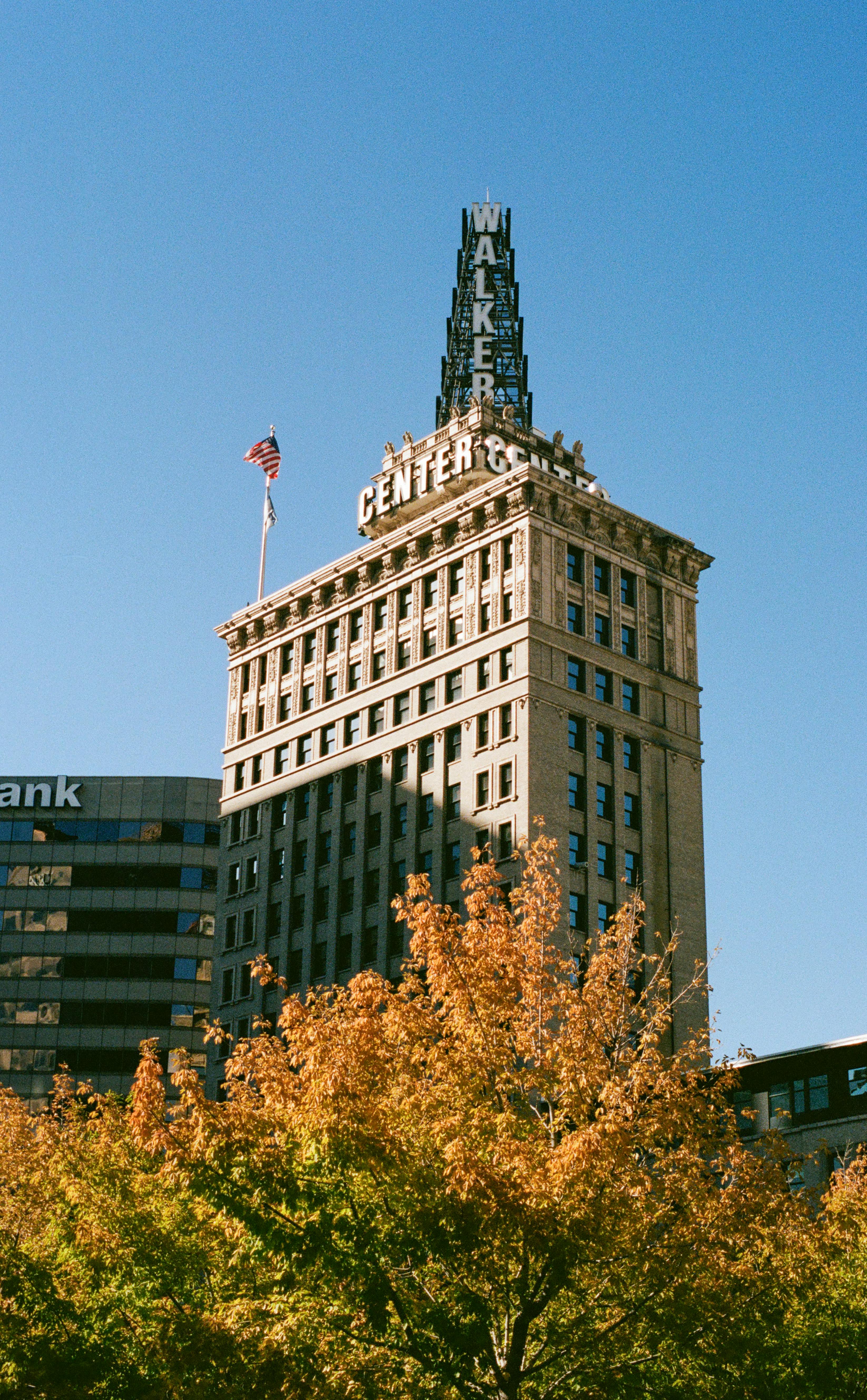Historic Walker Center Building Under Clear Sky · Free Stock Photo