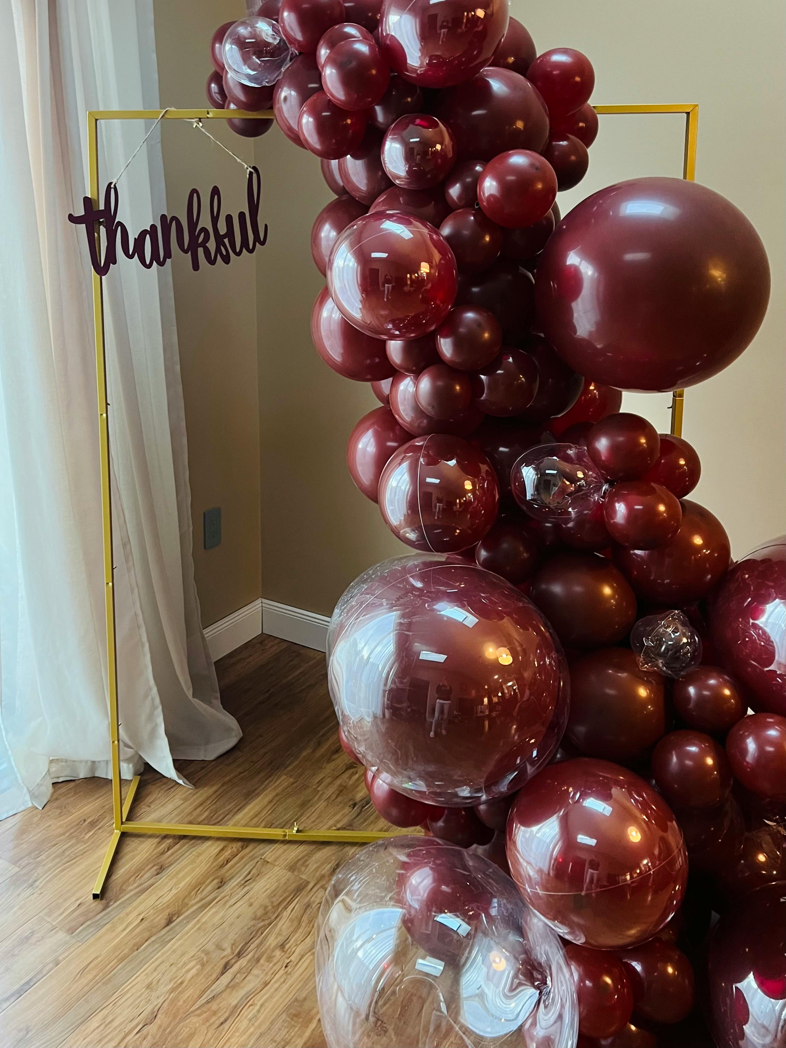 Elegant Balloon Decoration with Thankful Signage · Free Stock Photo