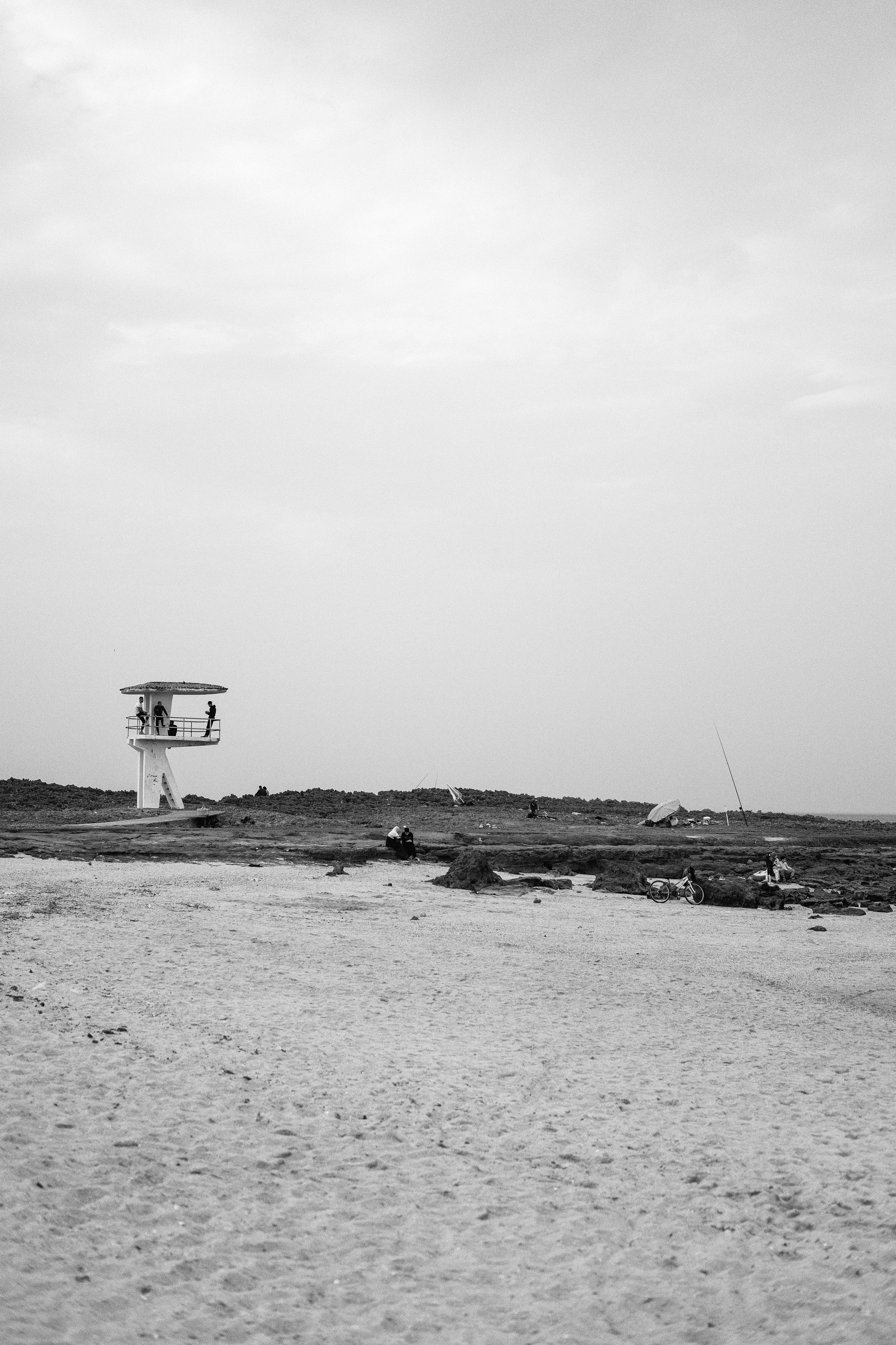 Lifeguard Tower on a Desolate Beach in Morocco · Free Stock Photo