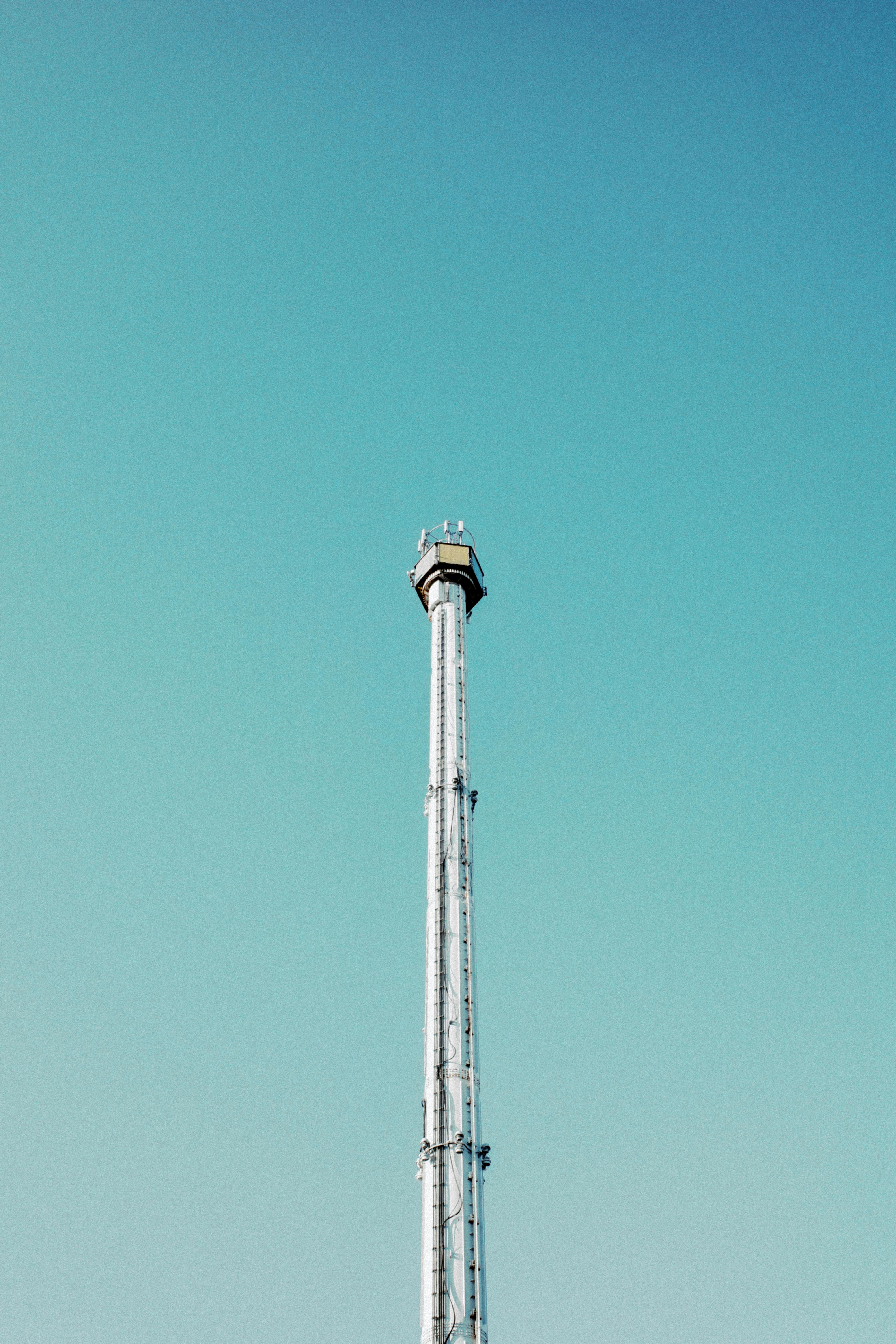 Tall Observation Tower Against Clear Blue Sky · Free Stock Photo
