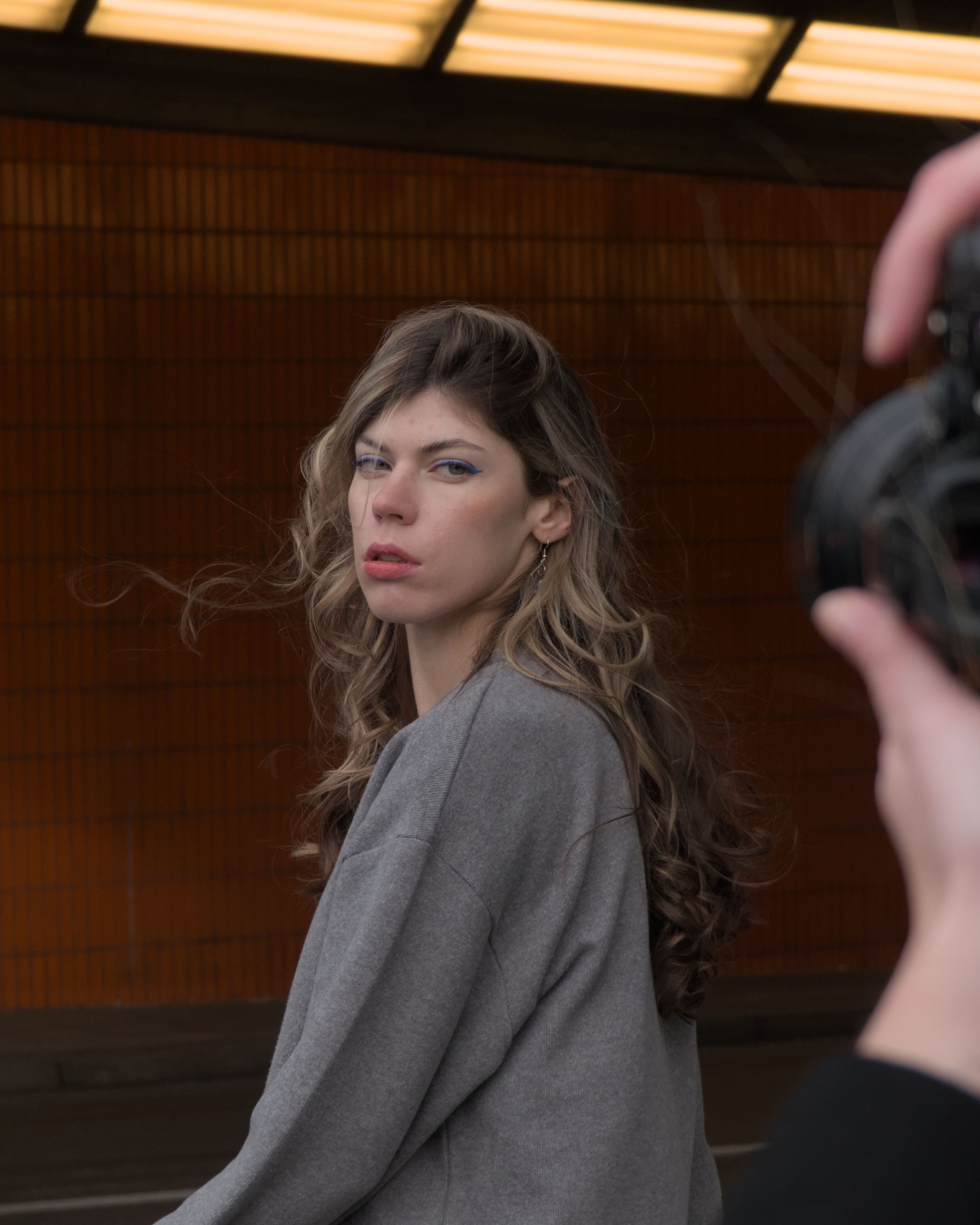 Stylish Portrait of a Woman in Berlin Subway · Free Stock Photo