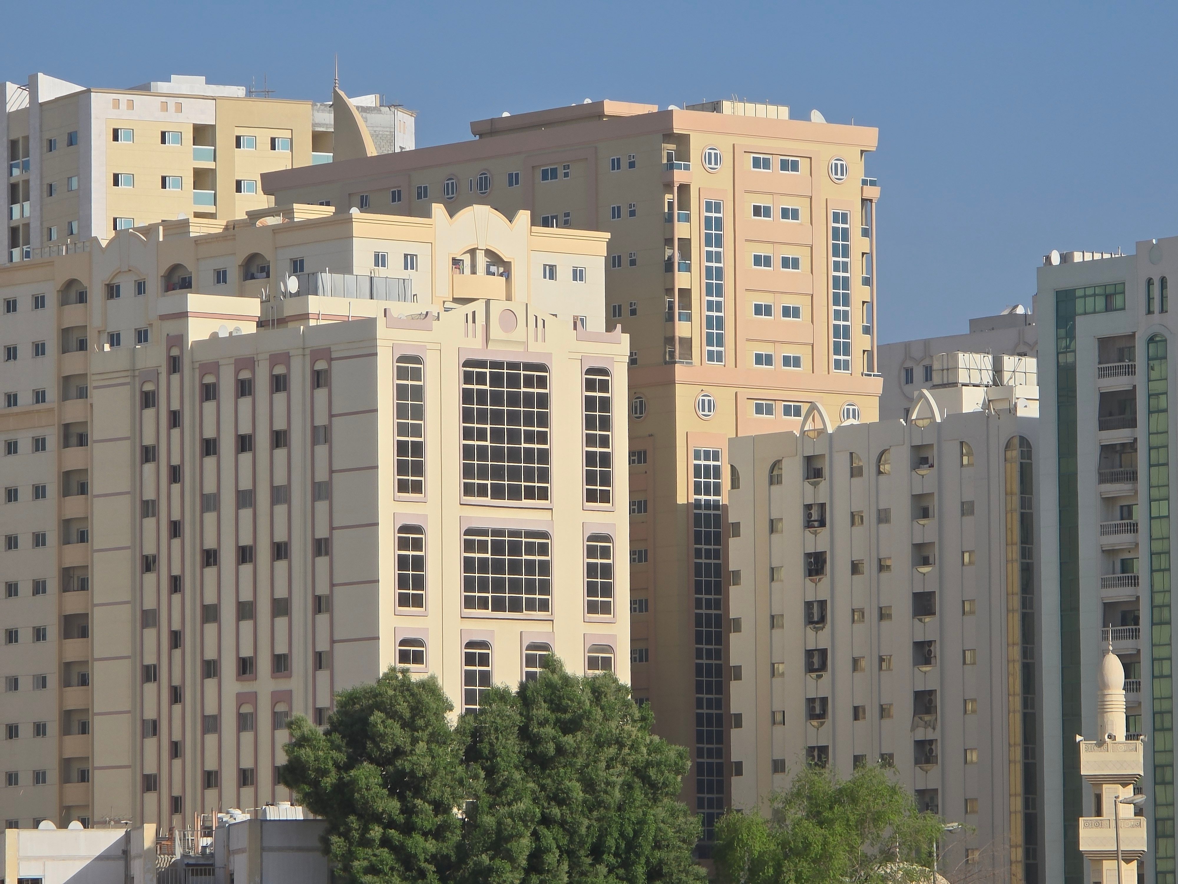 Modern Residential Buildings in Dubai Skyline · Free Stock Photo
