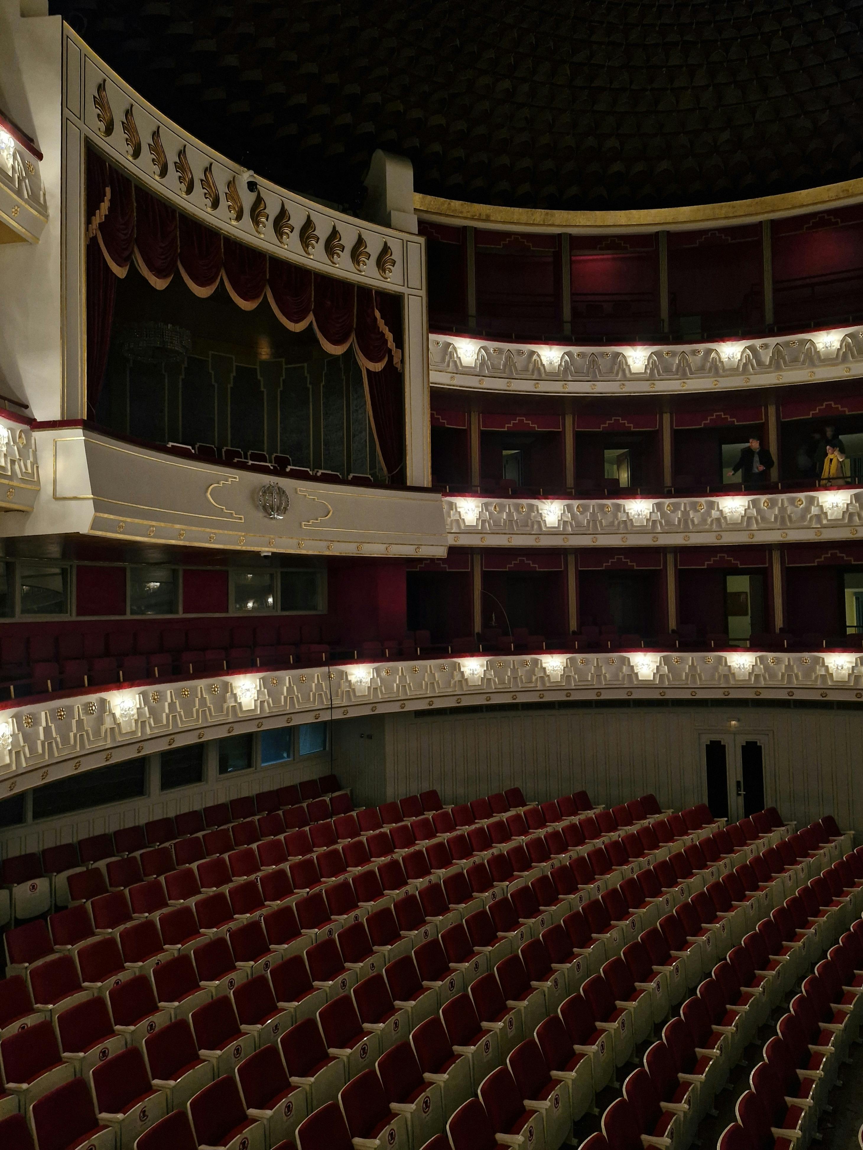 Elegant Empty Opera House Interior View · Free Stock Photo