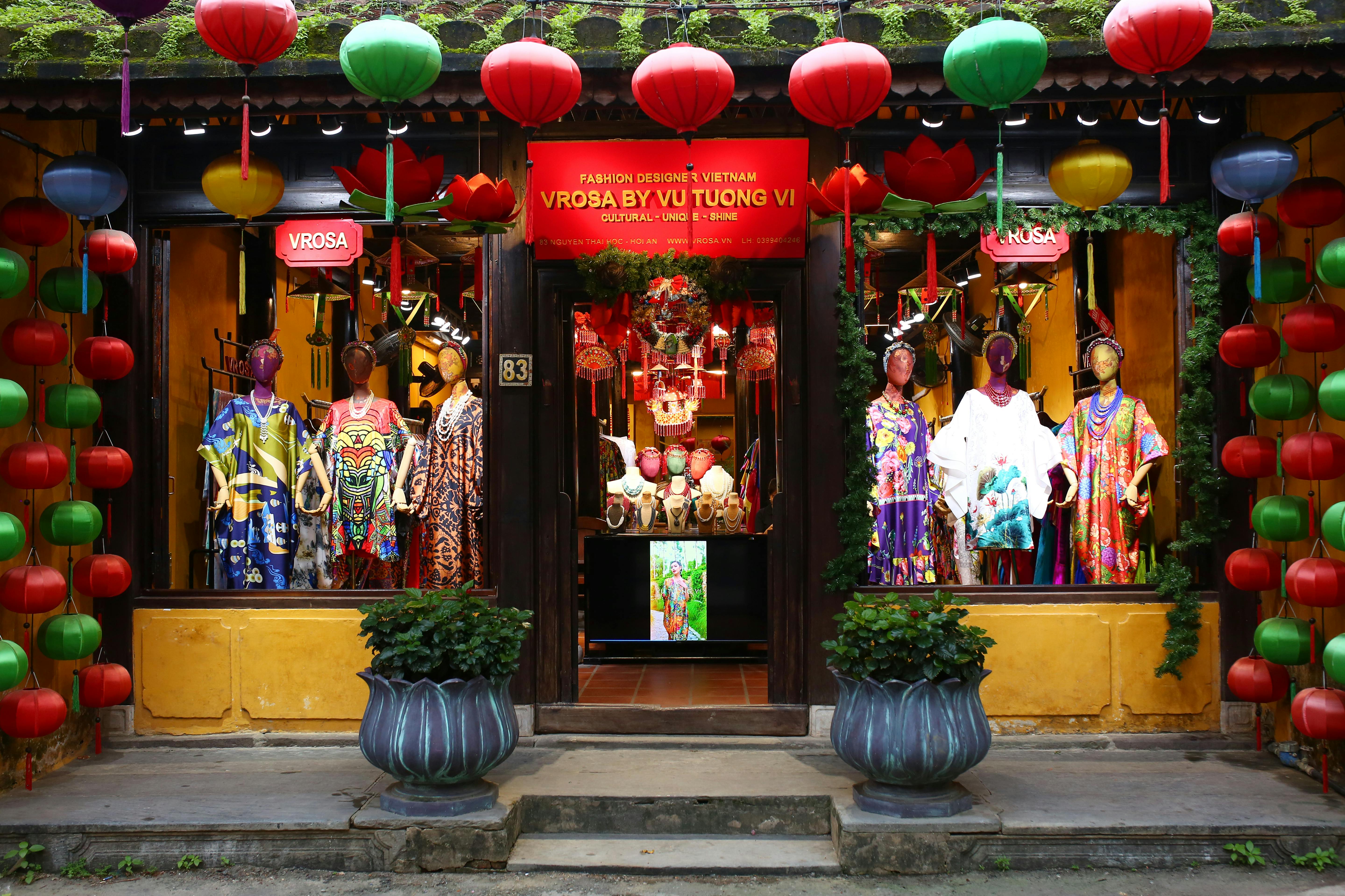 Colorful Fashion Storefront in Hội An, Vietnam · Free Stock Photo