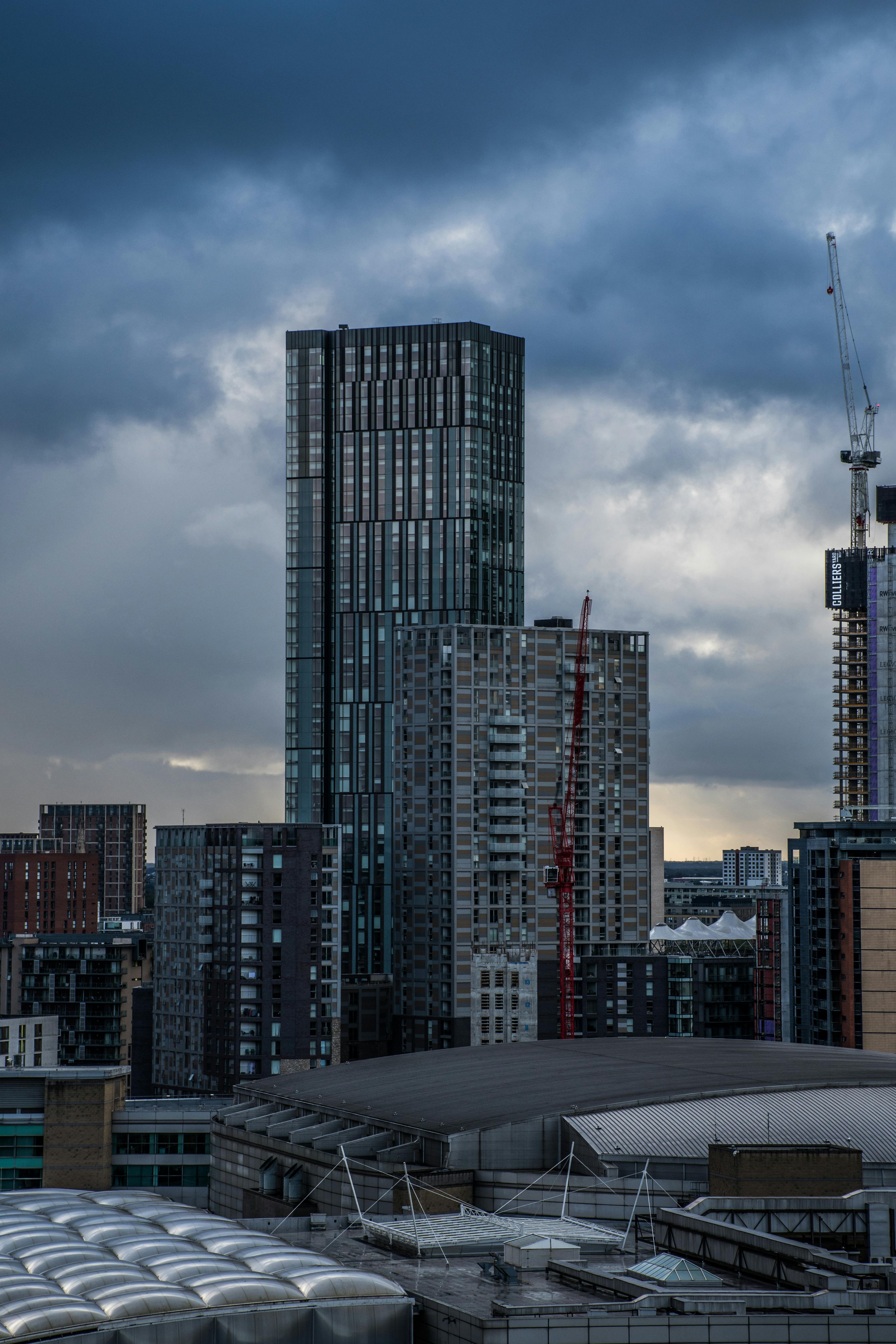 Modern Urban Skyline with High-rise Buildings · Free Stock Photo