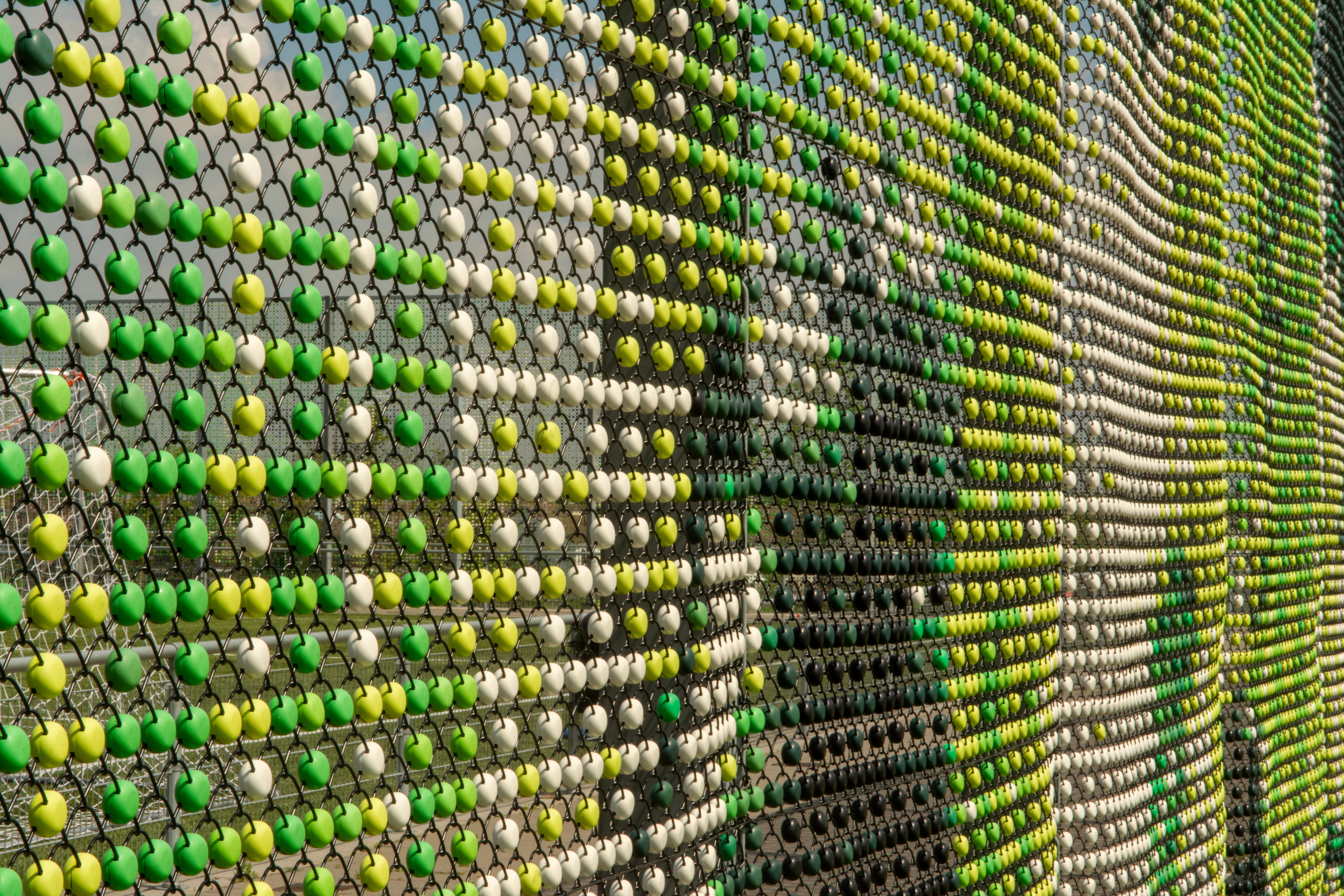 Colorful Urban Art Installation Close-Up · Free Stock Photo