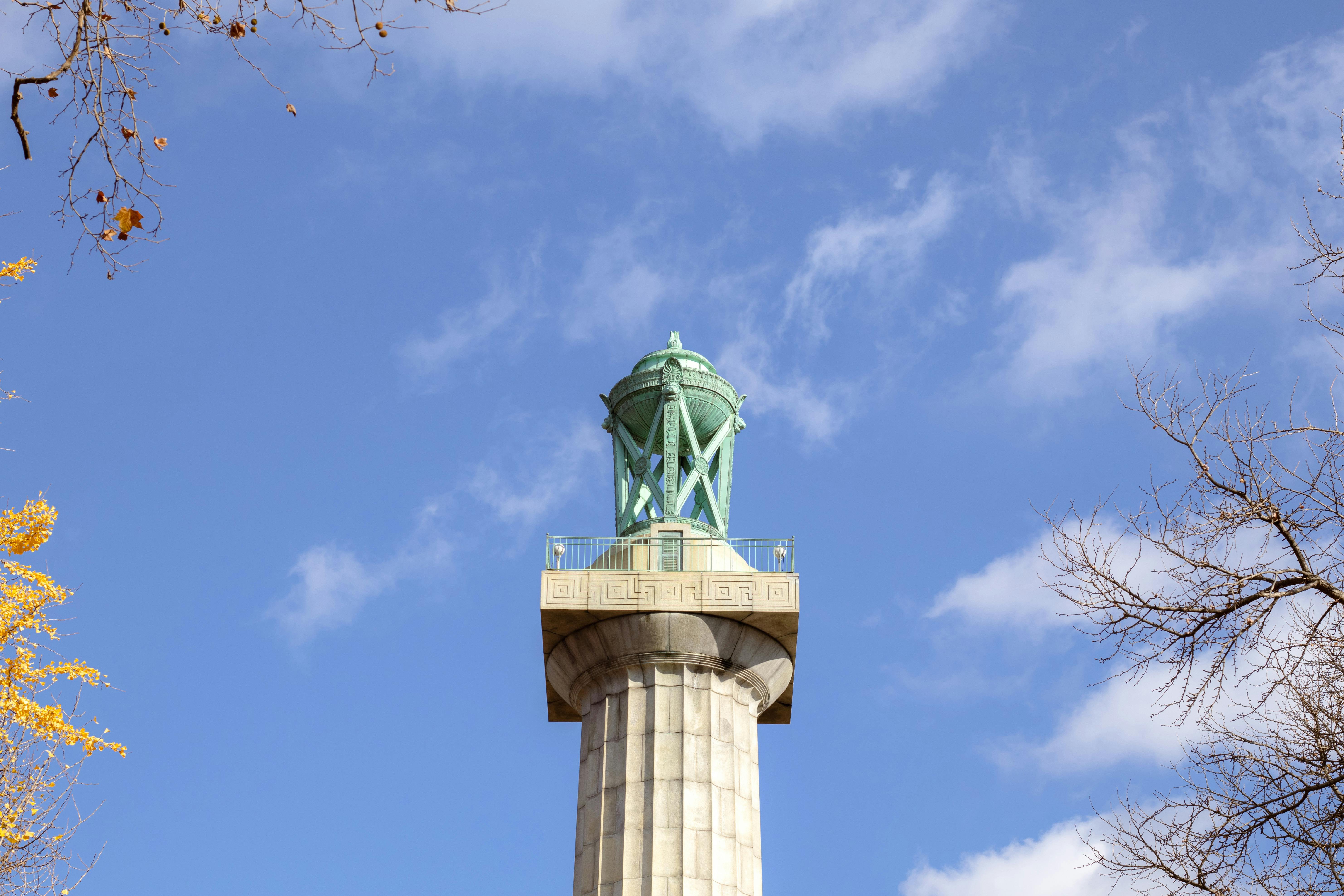Skyward view of historic monument tower · Free Stock Photo