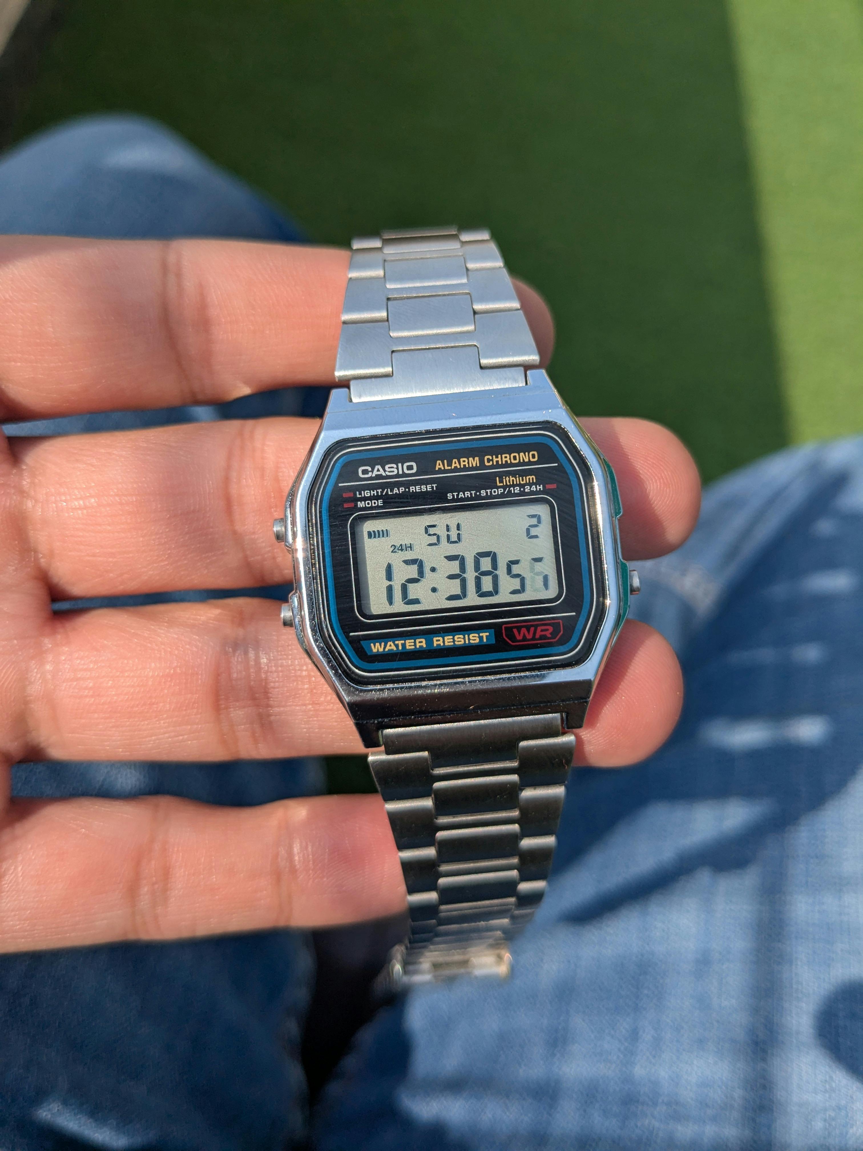 Vintage Casio Digital Watch with Retro Vibes · Free Stock Photo