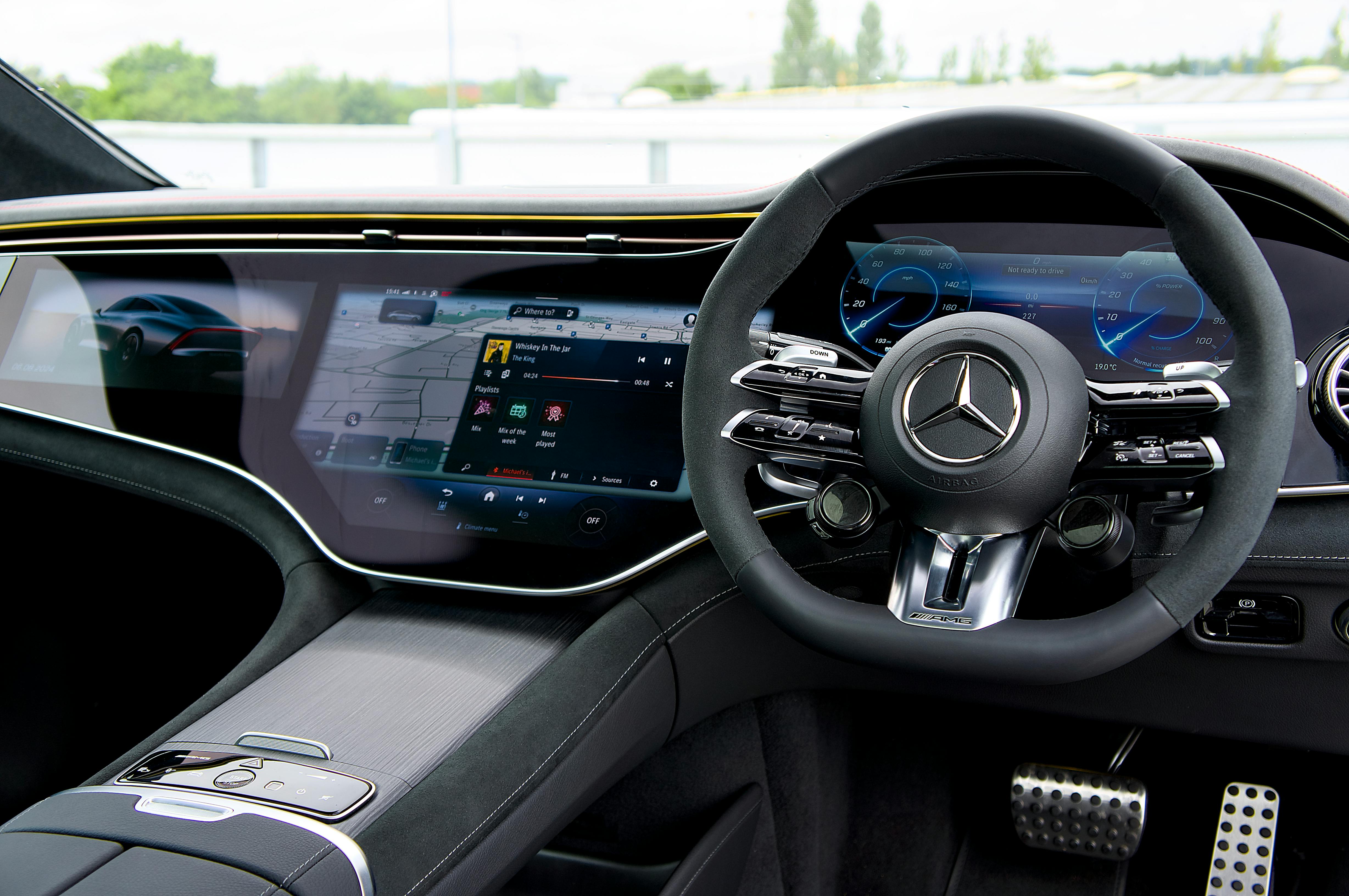 Luxury Car Dashboard with Advanced Display · Free Stock Photo