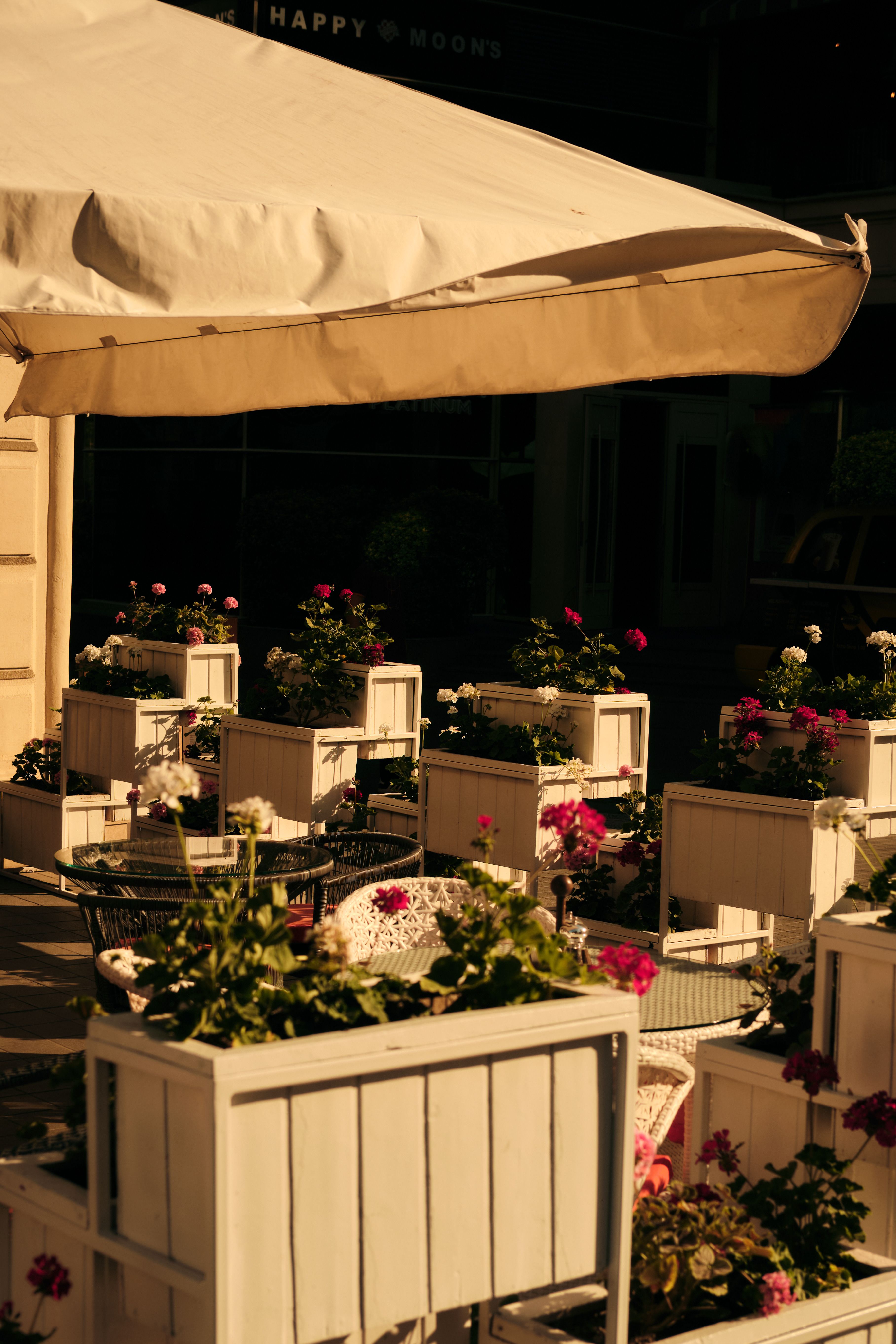 Charming Outdoor Cafe Seating in Baku · Free Stock Photo