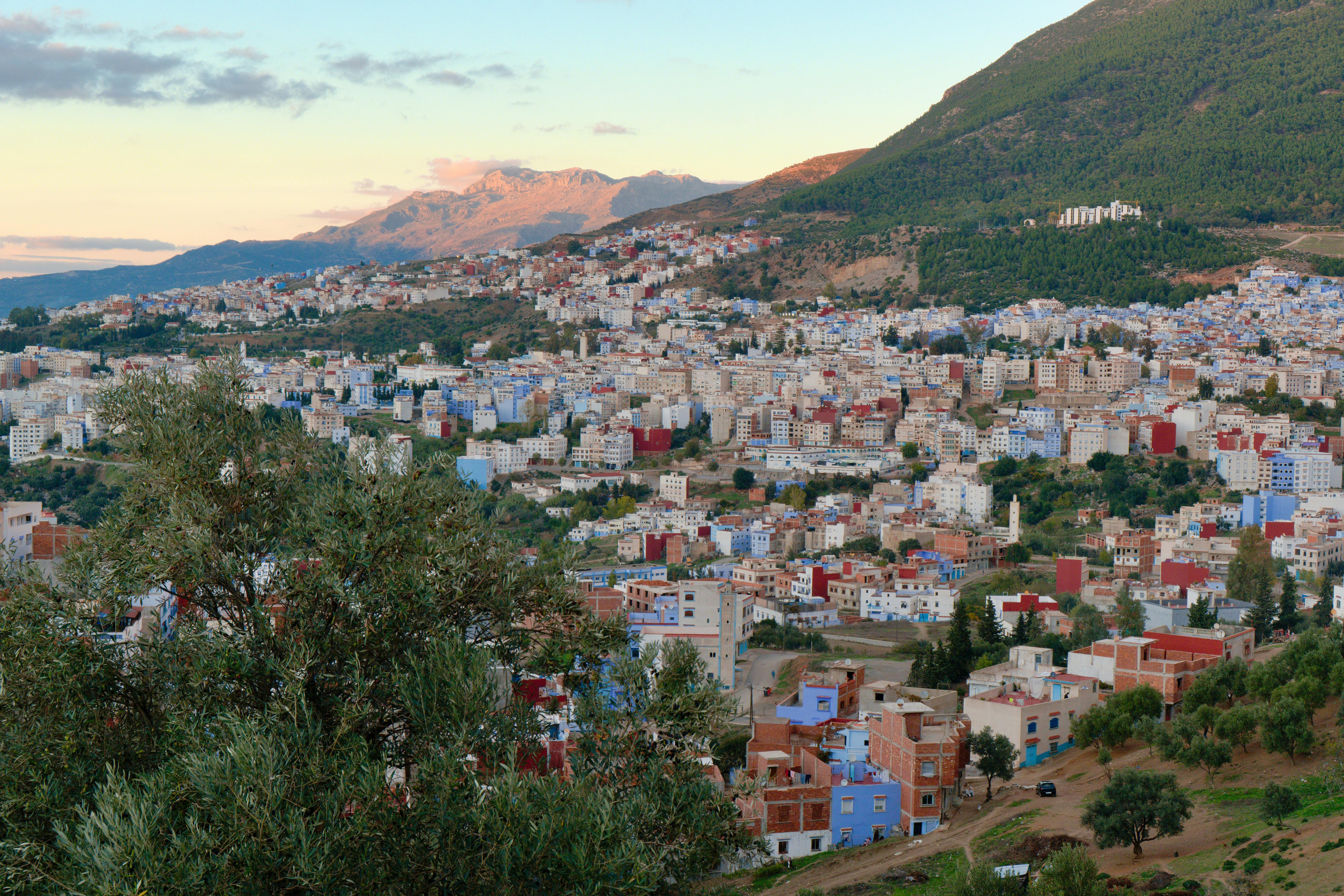 Stunning View of Moroccan Cityscape in Mountain Valley · Free Stock Photo