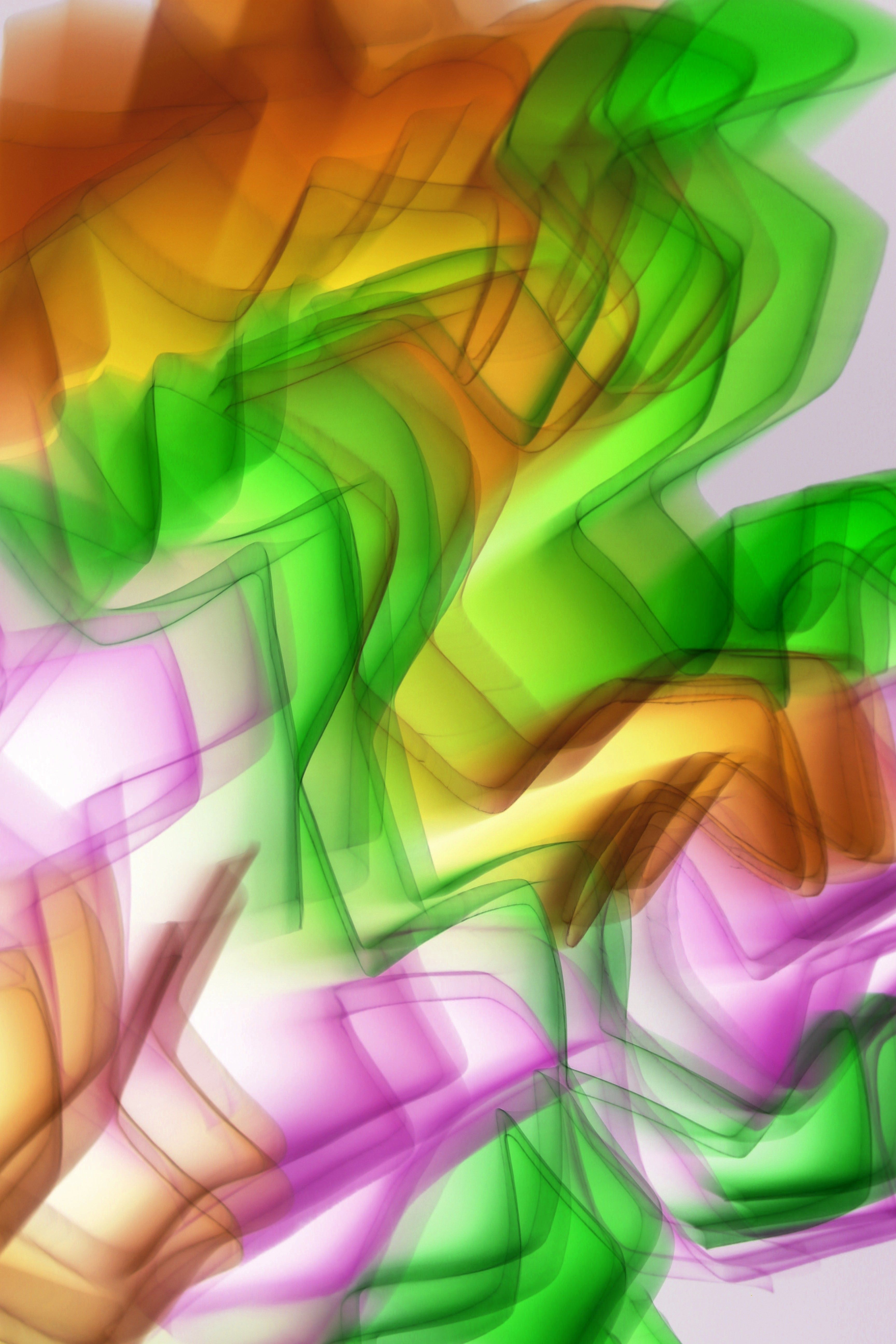 Colorful Abstract Light Painting in Motion · Free Stock Photo