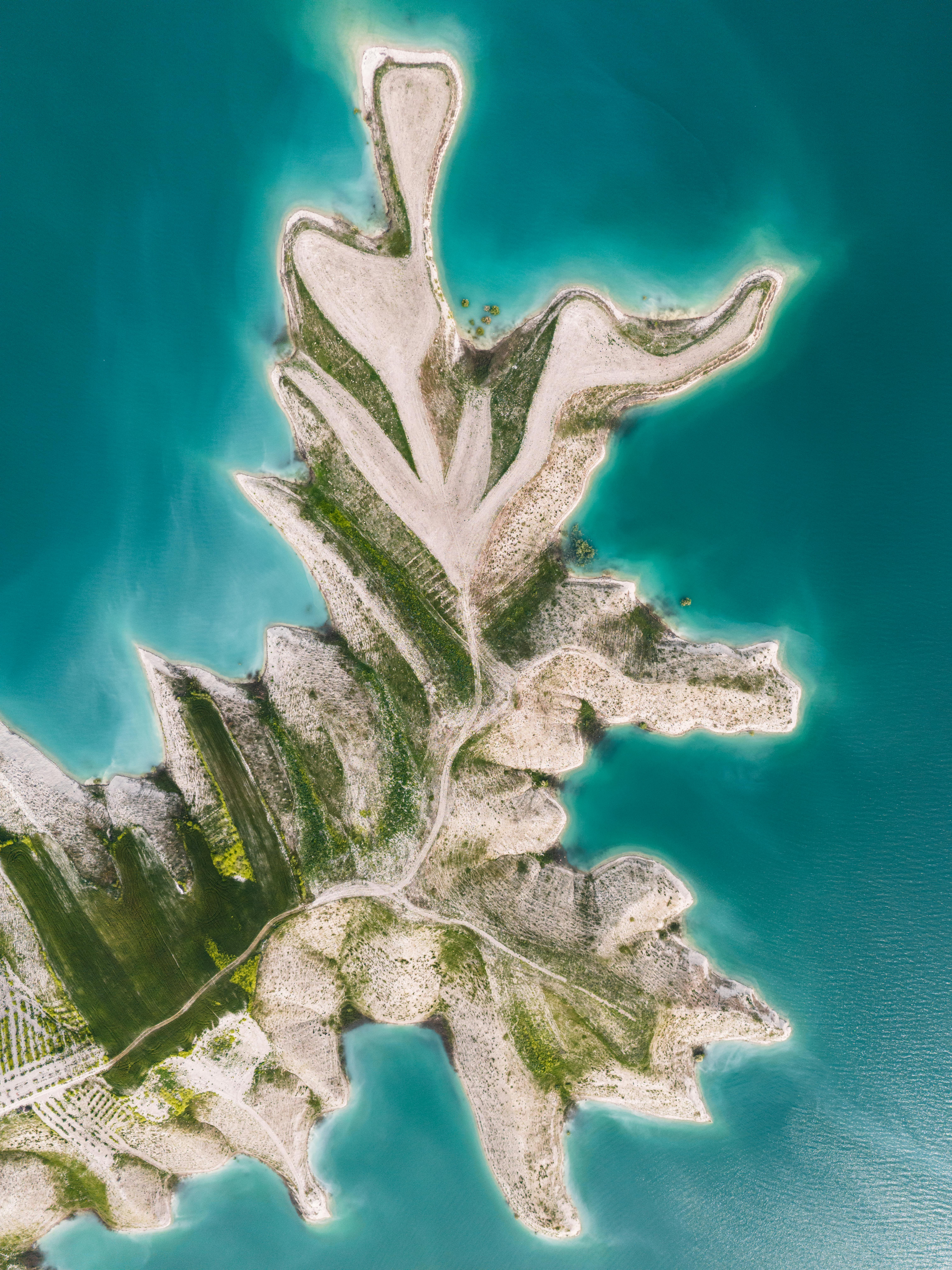 Aerial View of Unique Coastal Formation in Turkey · Free Stock Photo