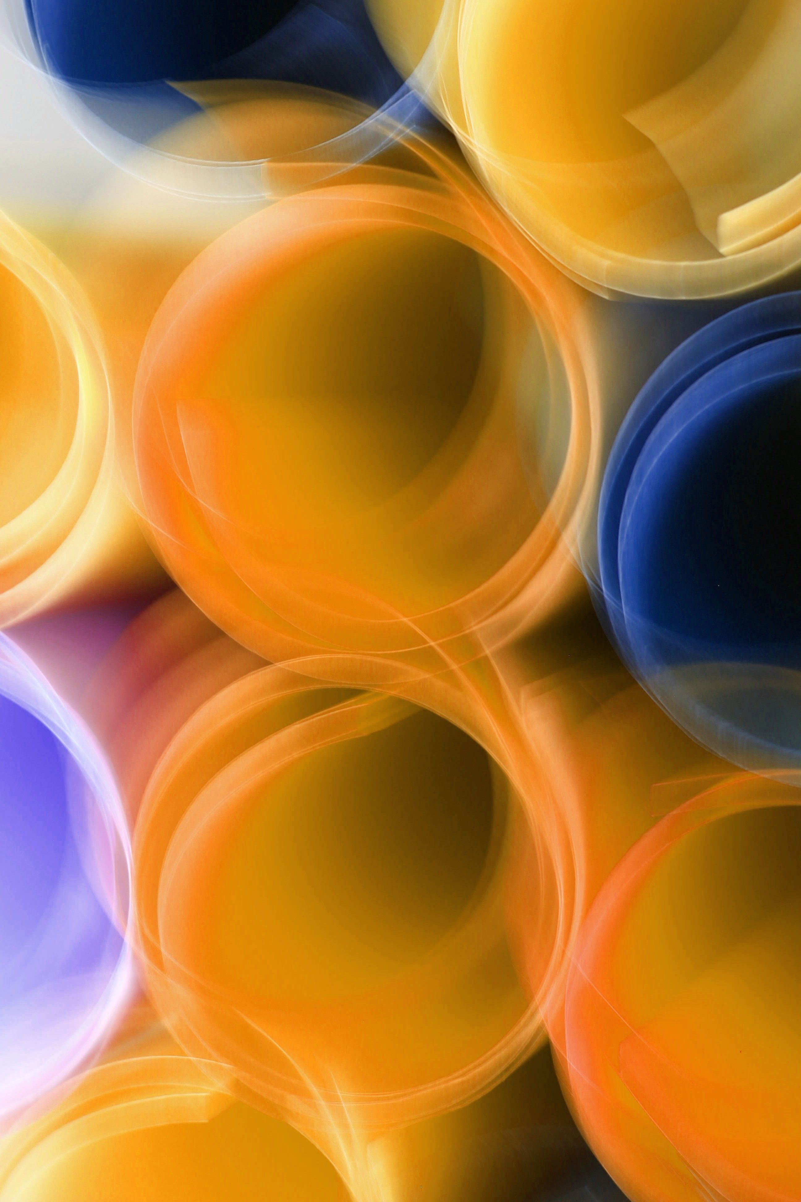 Colorful Abstract Light Painting Circles · Free Stock Photo